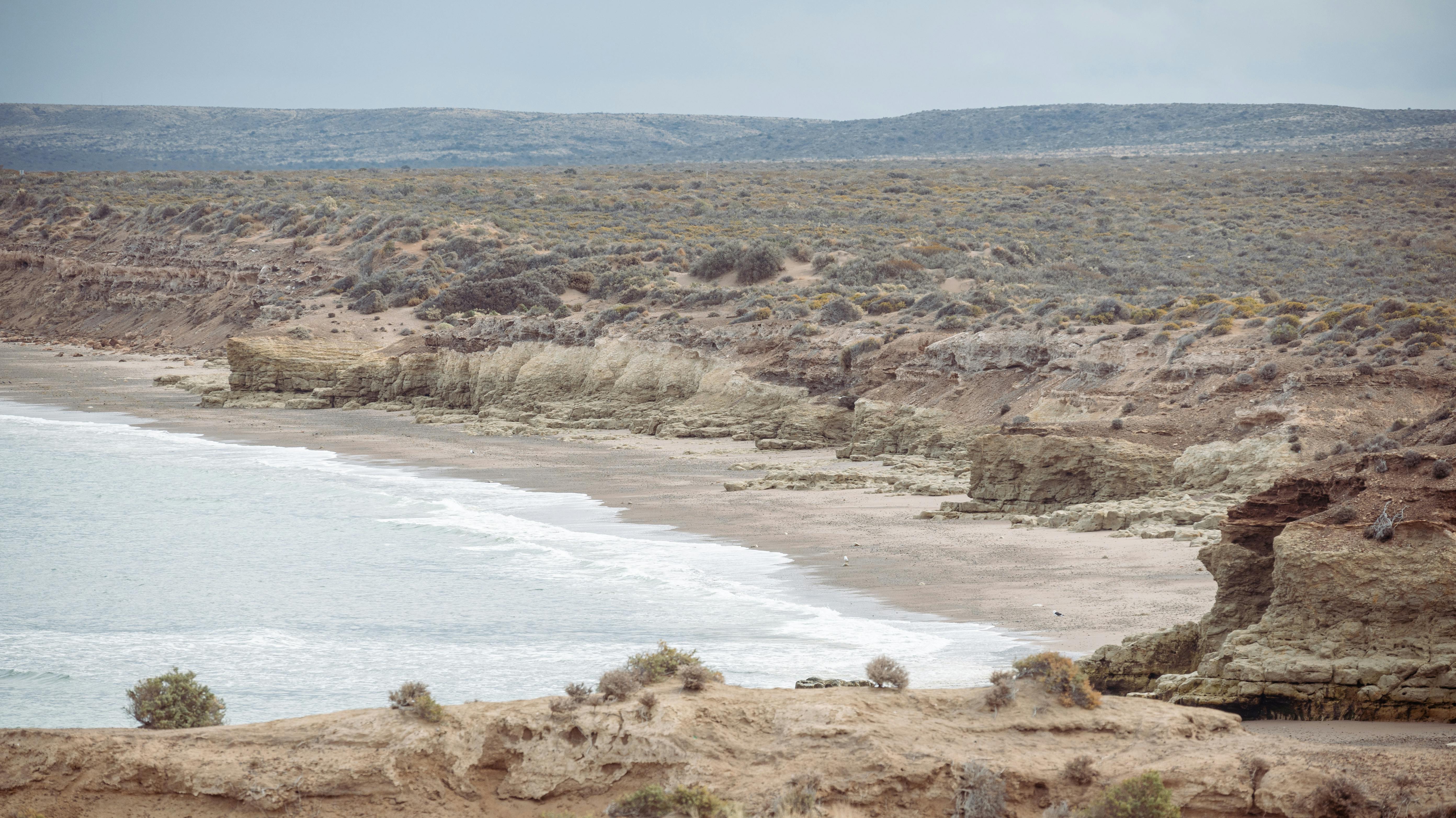 Panorama of a Rocky Desert Seashore · Free Stock Photo