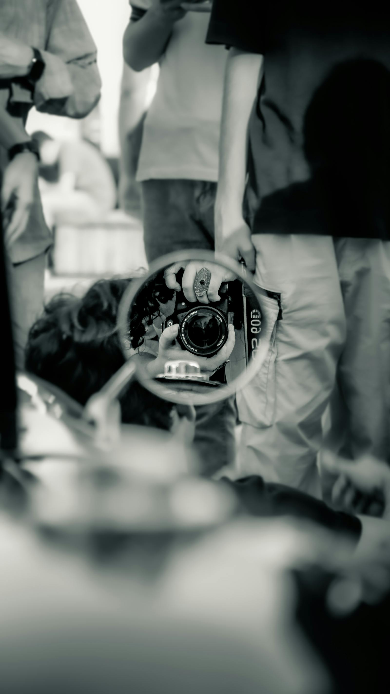 Person Reflecting In A Mirror Photos, Download The BEST Free Person ...