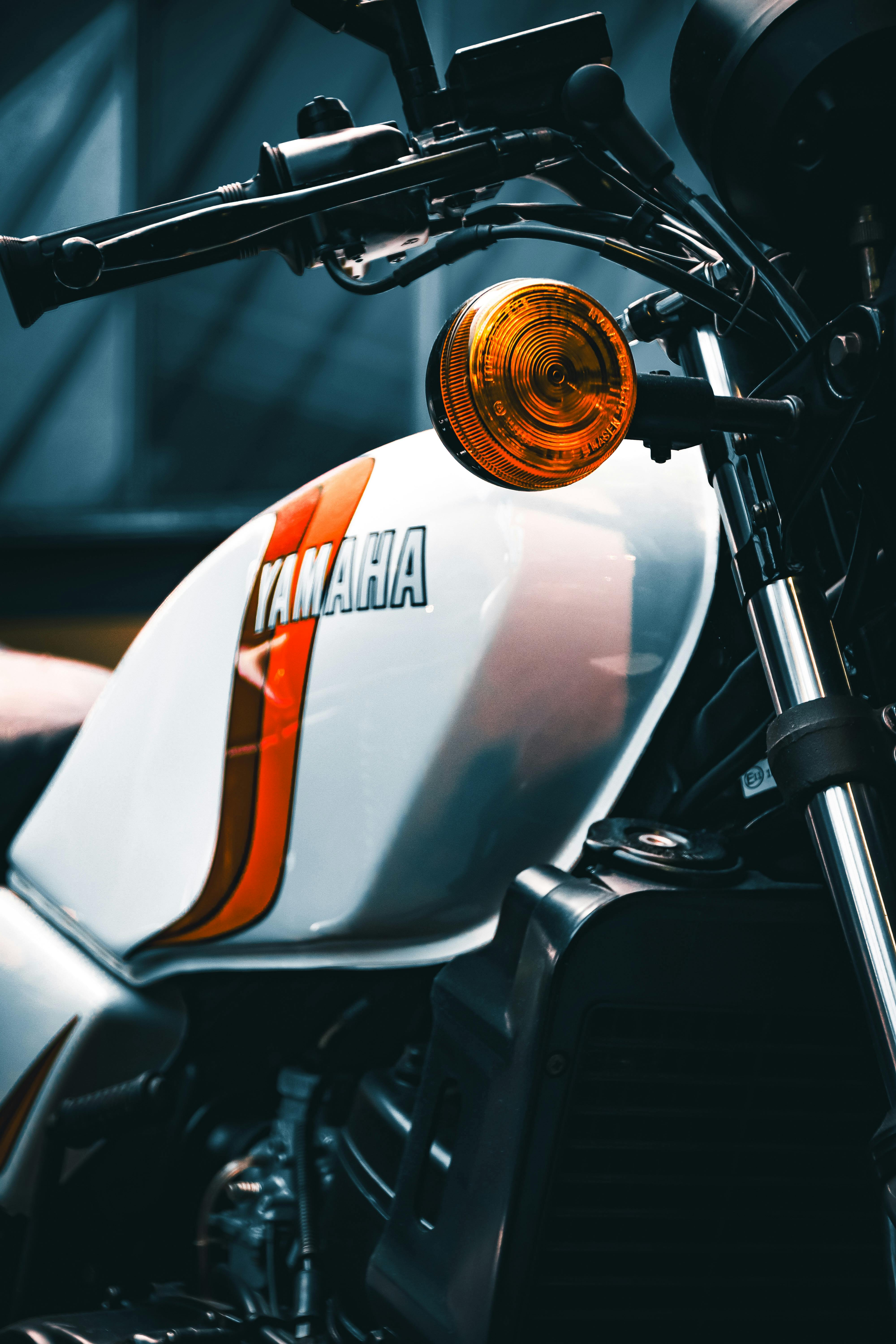White Yamaha Motorbike · Free Stock Photo