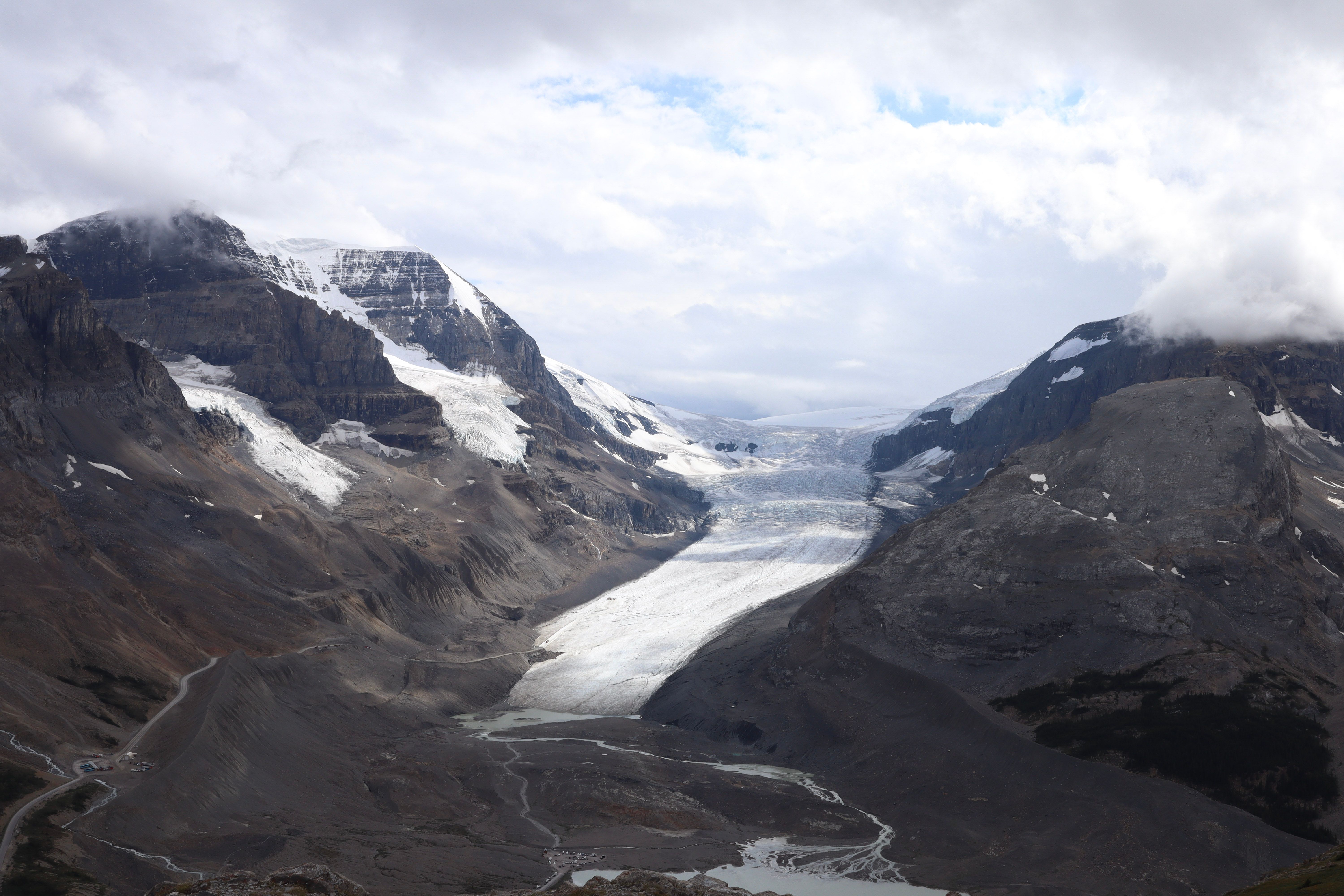 Ice Field Between Mountains · Free Stock Photo