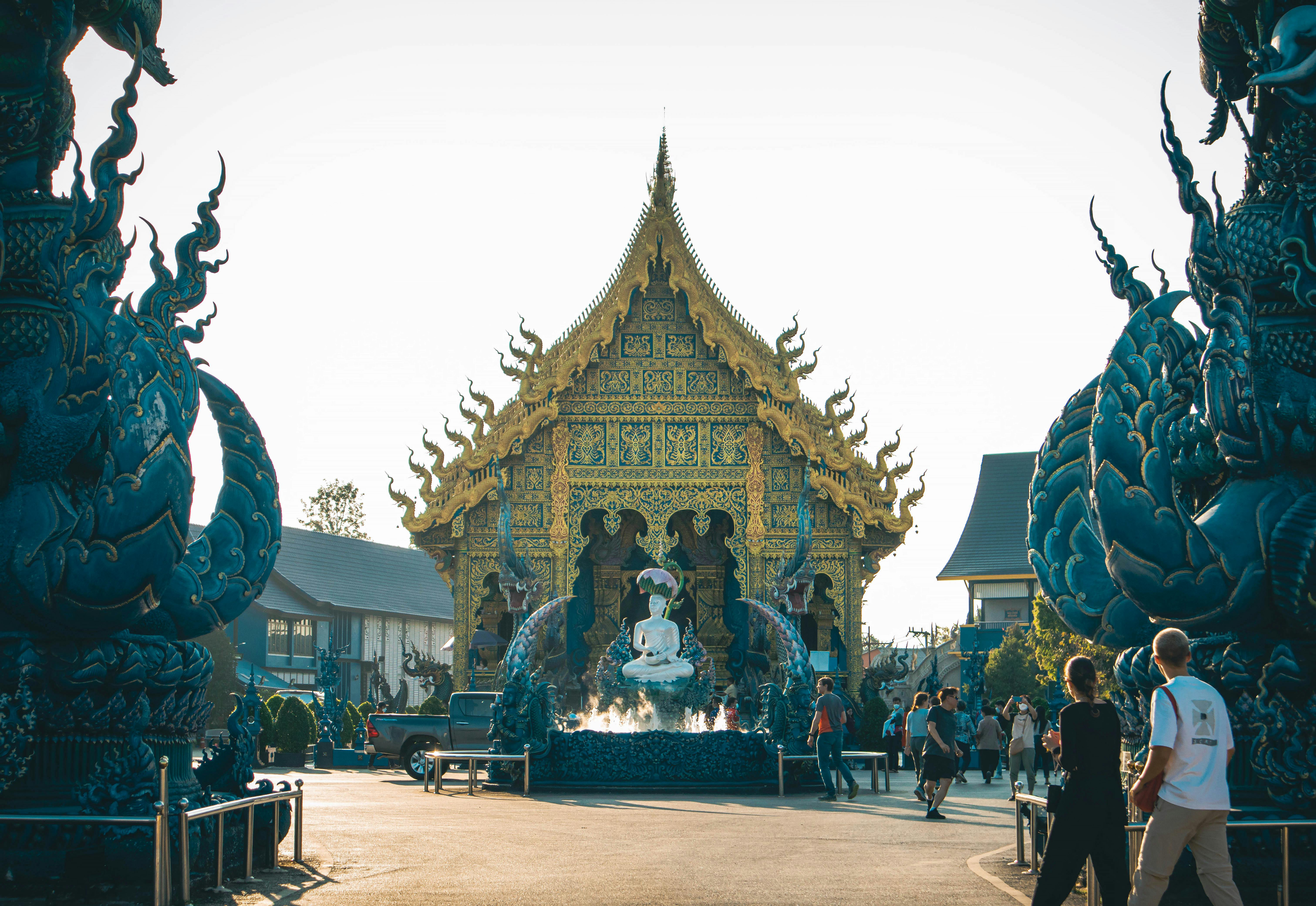 View of Blue Temple in Chiang Rai · Free Stock Photo