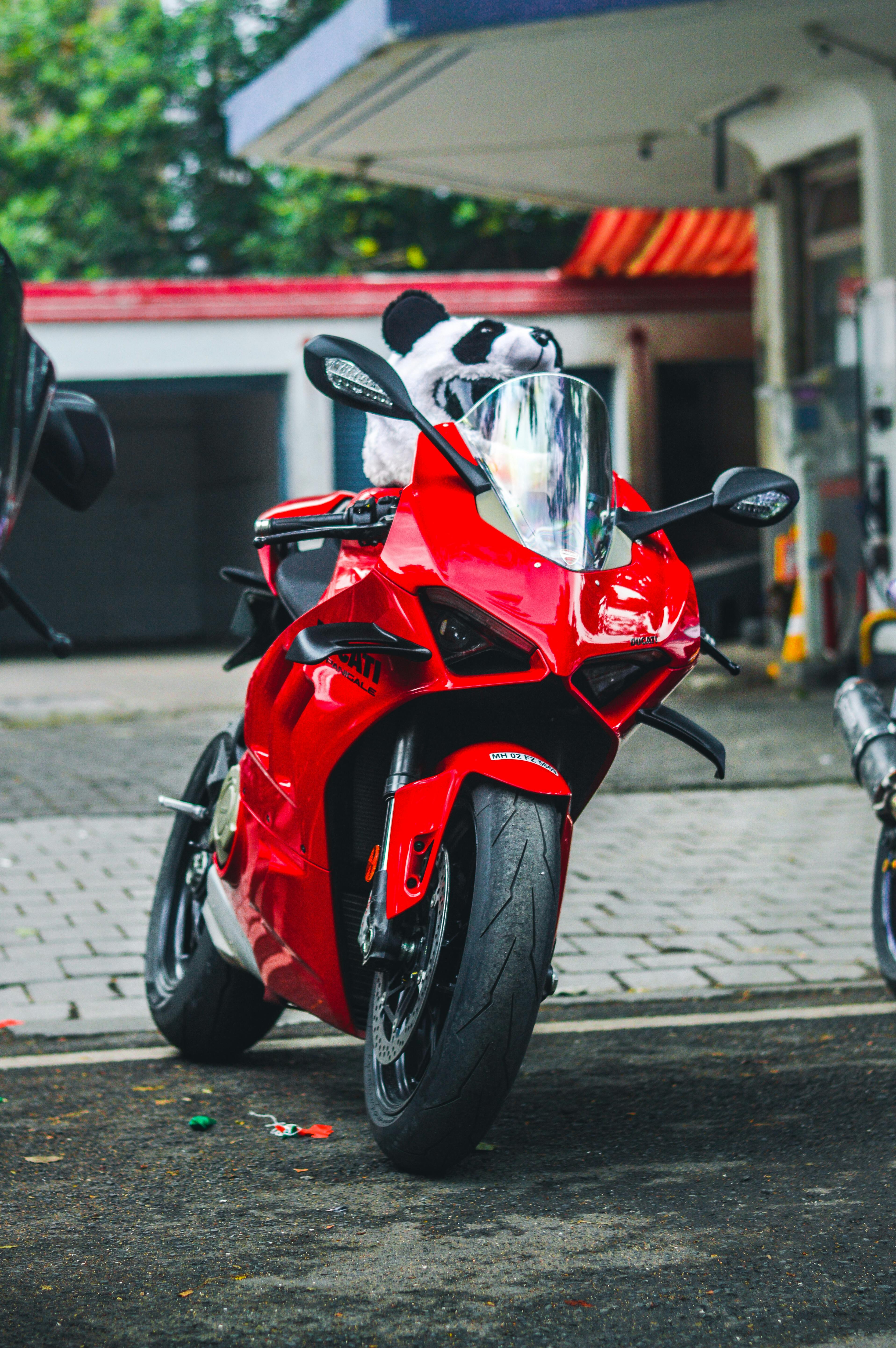 Modern Red Motorcycle · Free Stock Photo