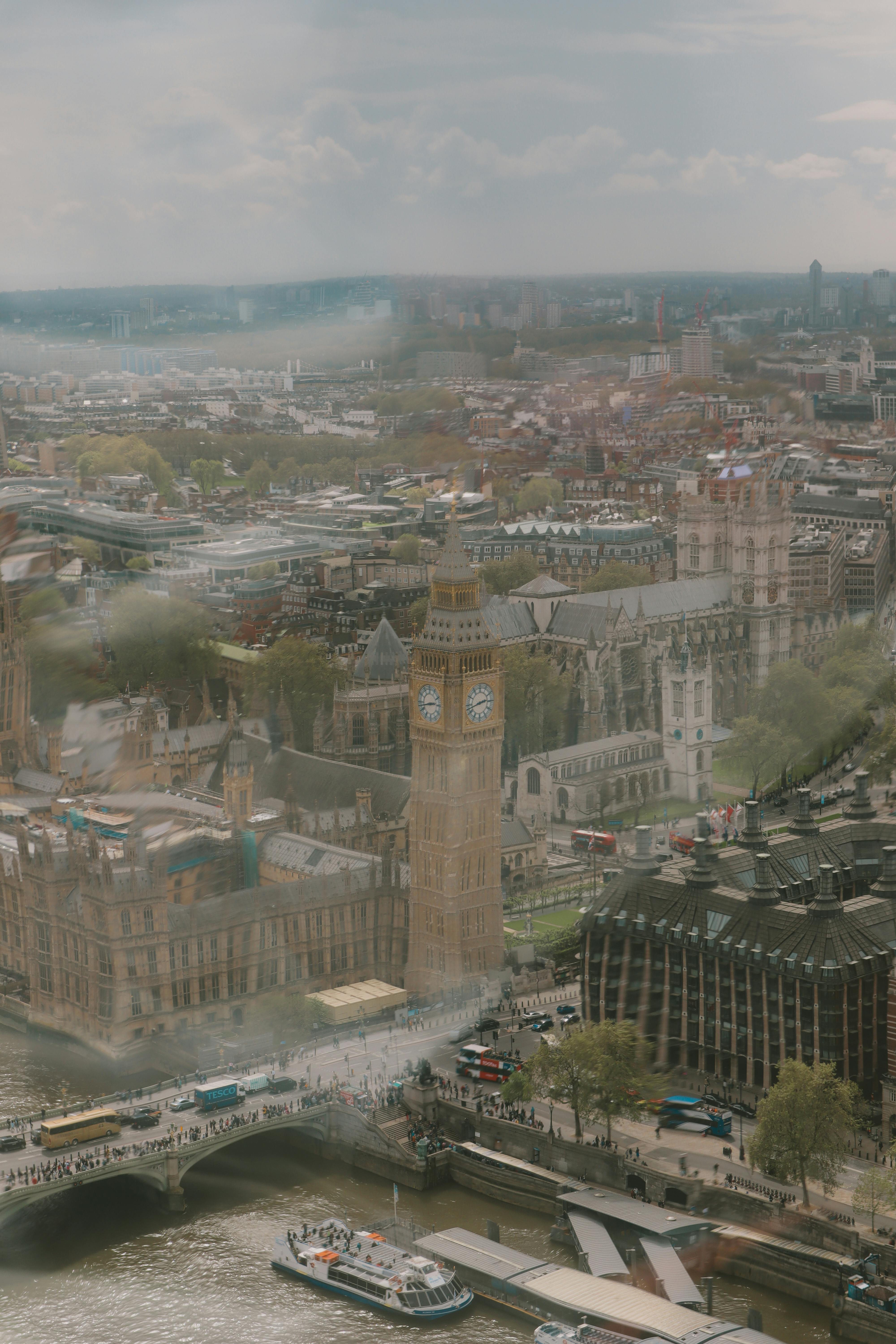 Big Ben Seen from London Eye · Free Stock Photo