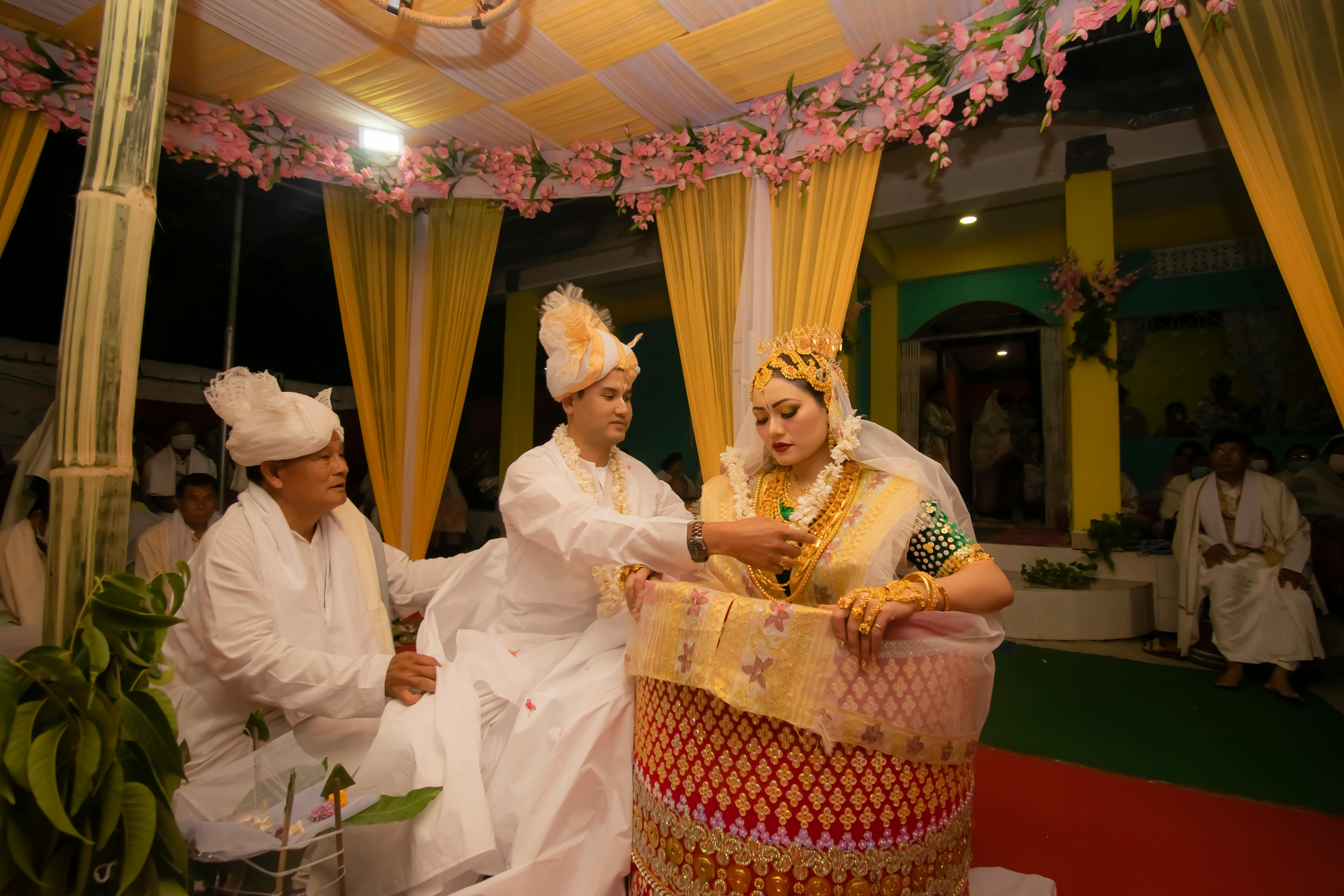 People in Traditional Dresses during Ceremony · Free Stock Photo