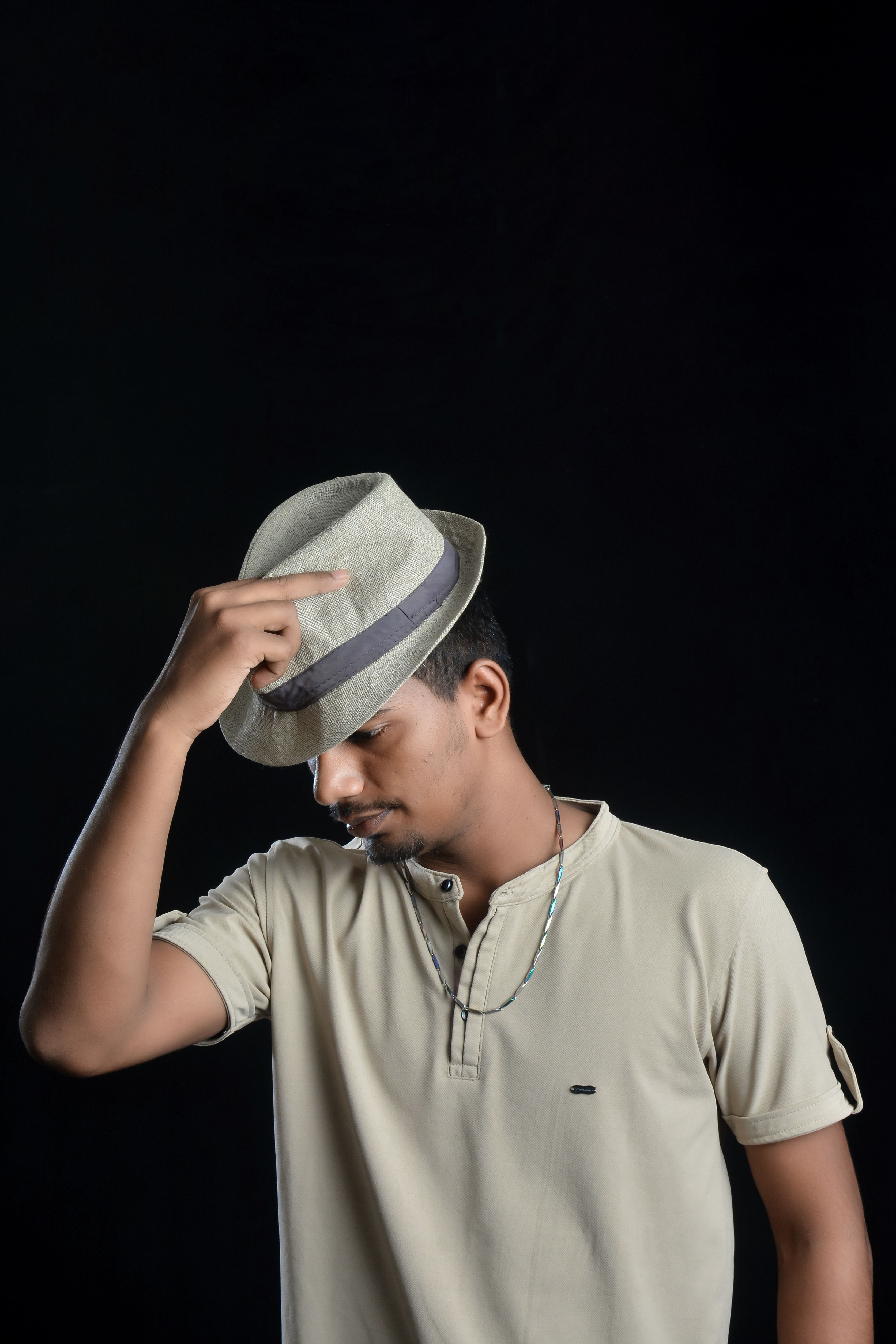 Portrait of Man in Hat · Free Stock Photo