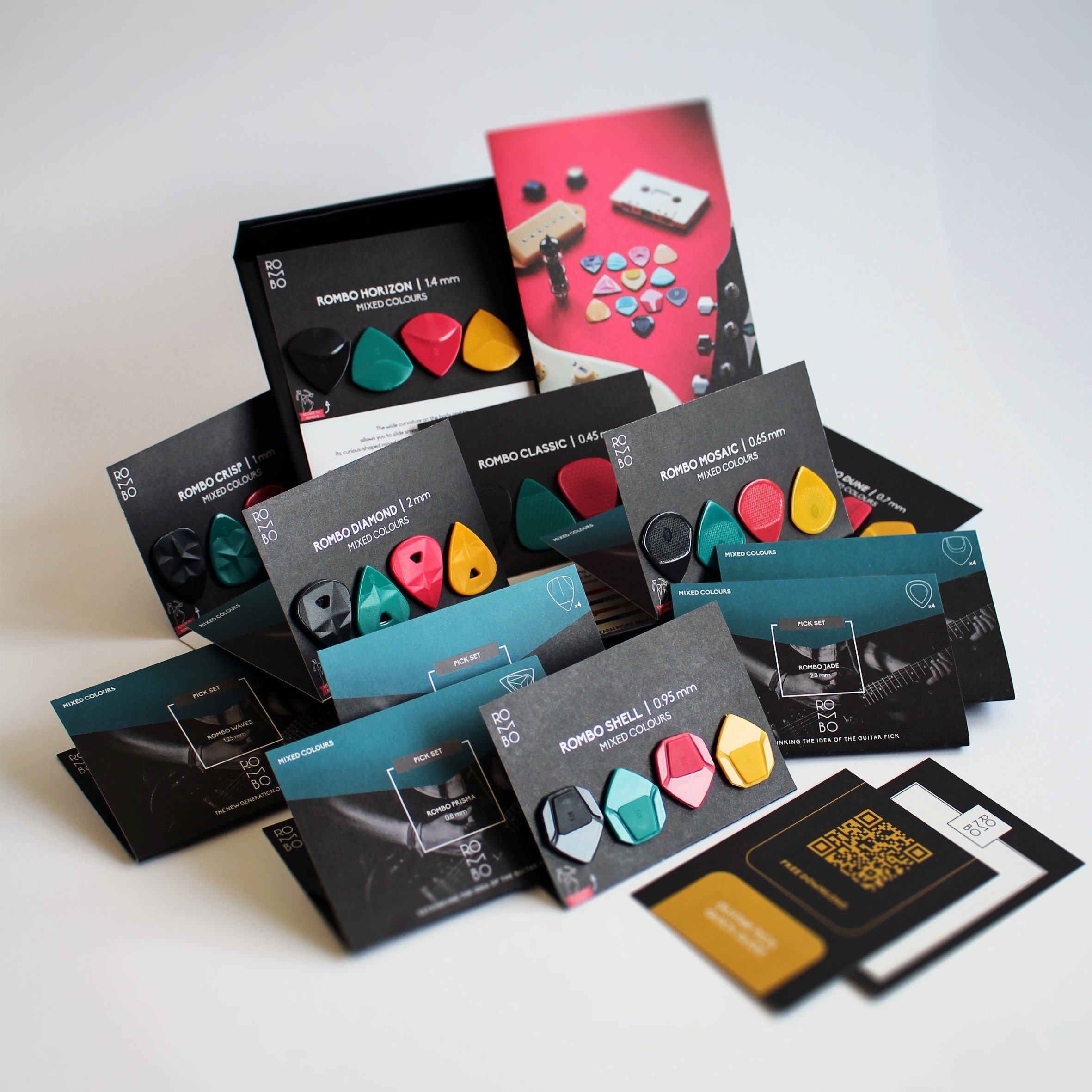 Collection of Colorful Guitar Picks · Free Stock Photo