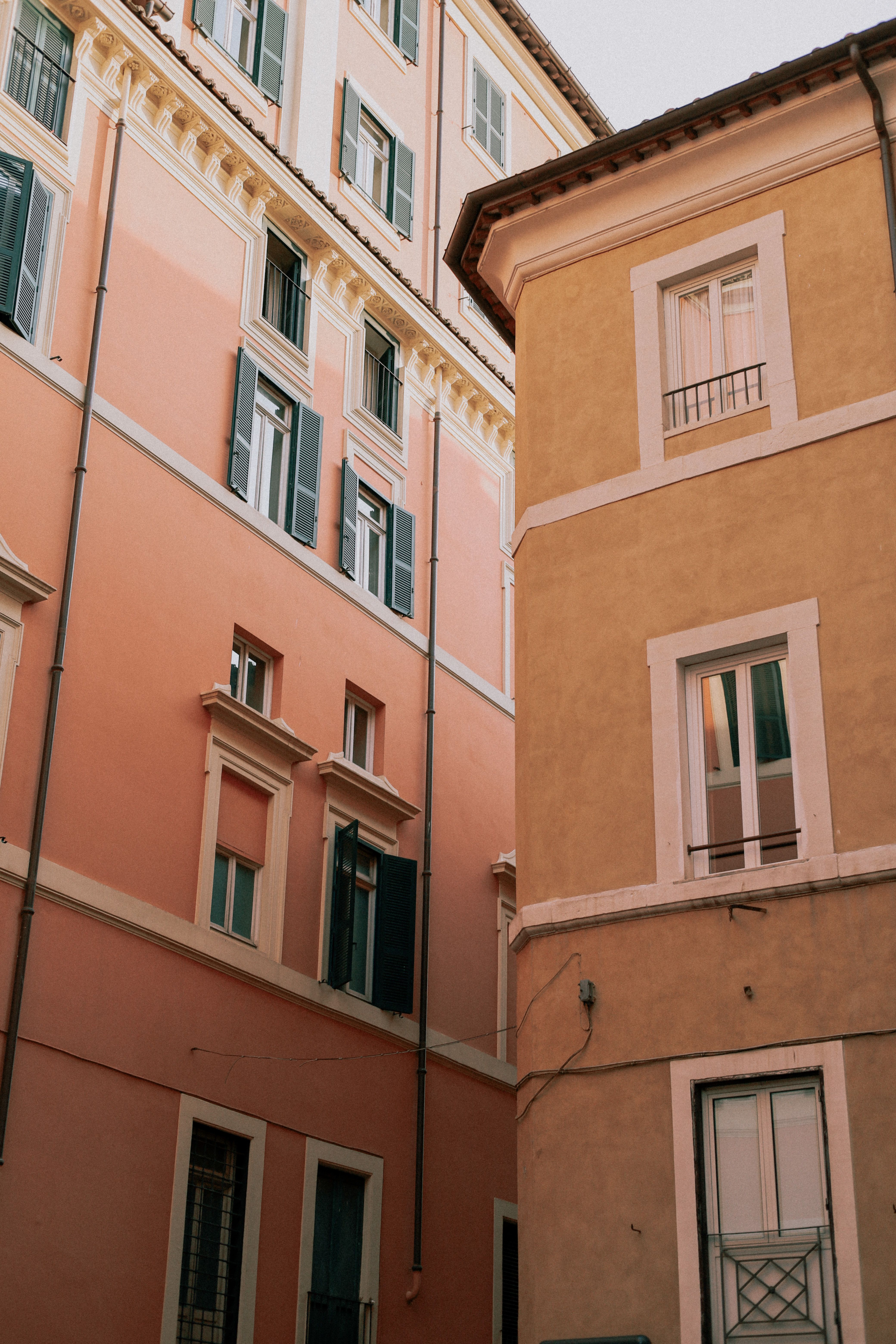 Residential Buildings Walls in City · Free Stock Photo