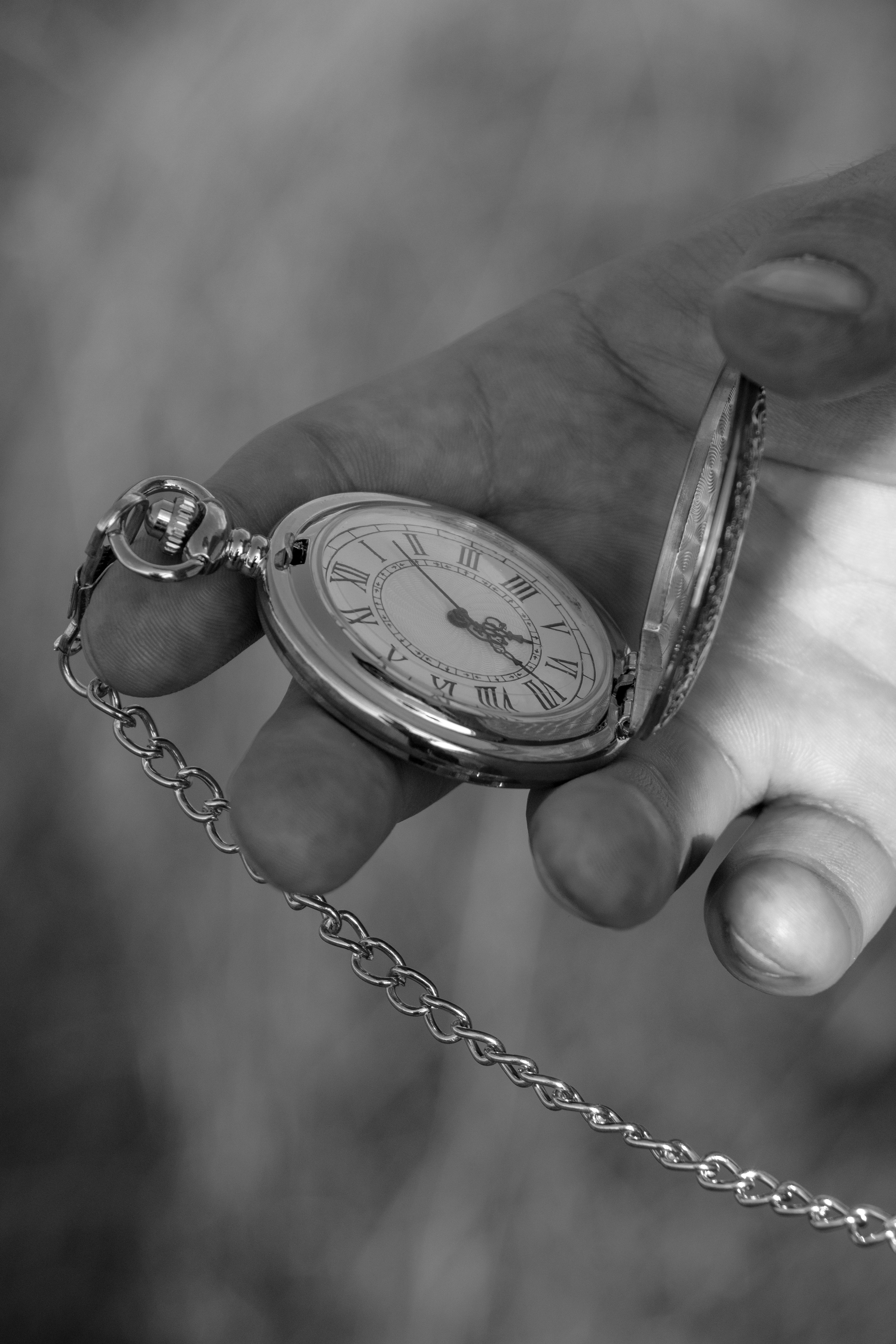 Grayscale Photo Of Pocket Watch · Free Stock Photo