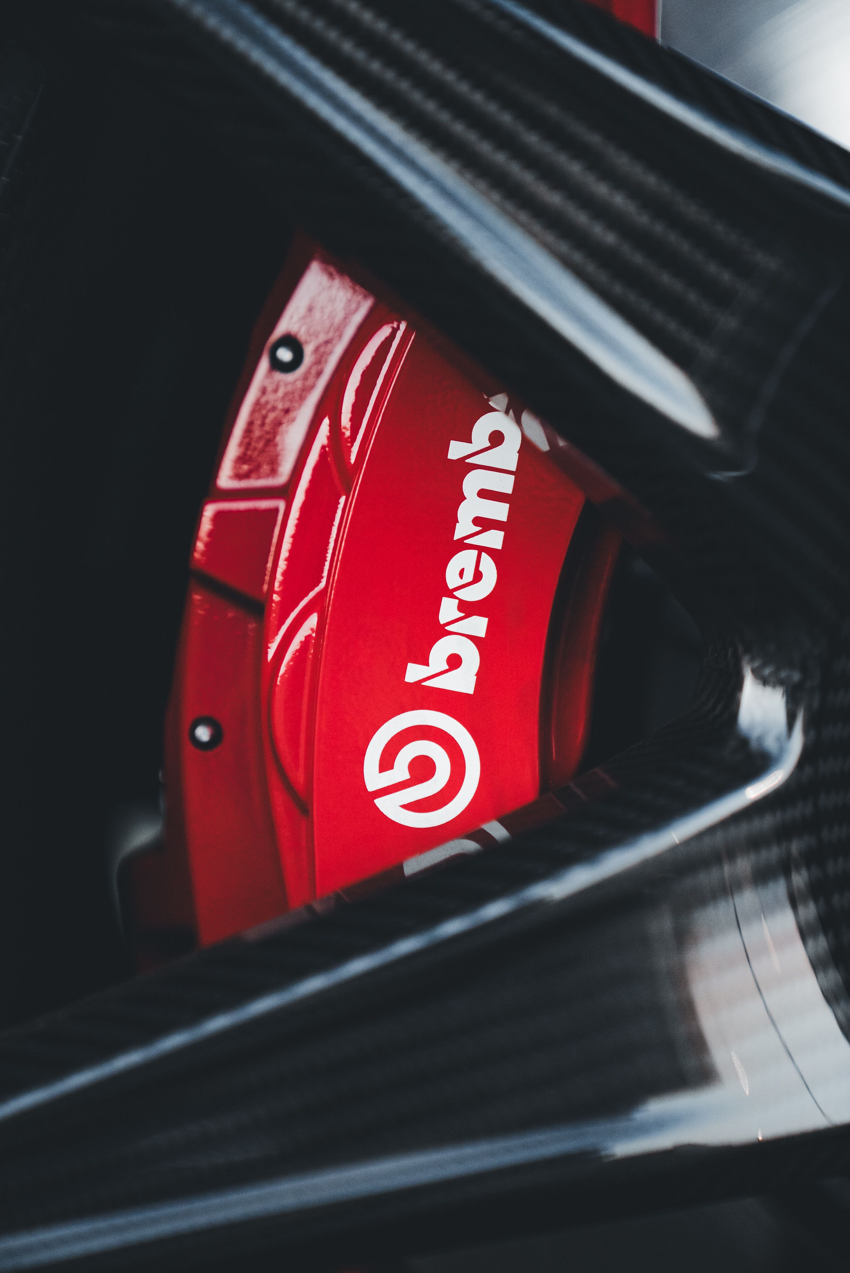 Rem Brembo Merah · Foto Stok Gratis