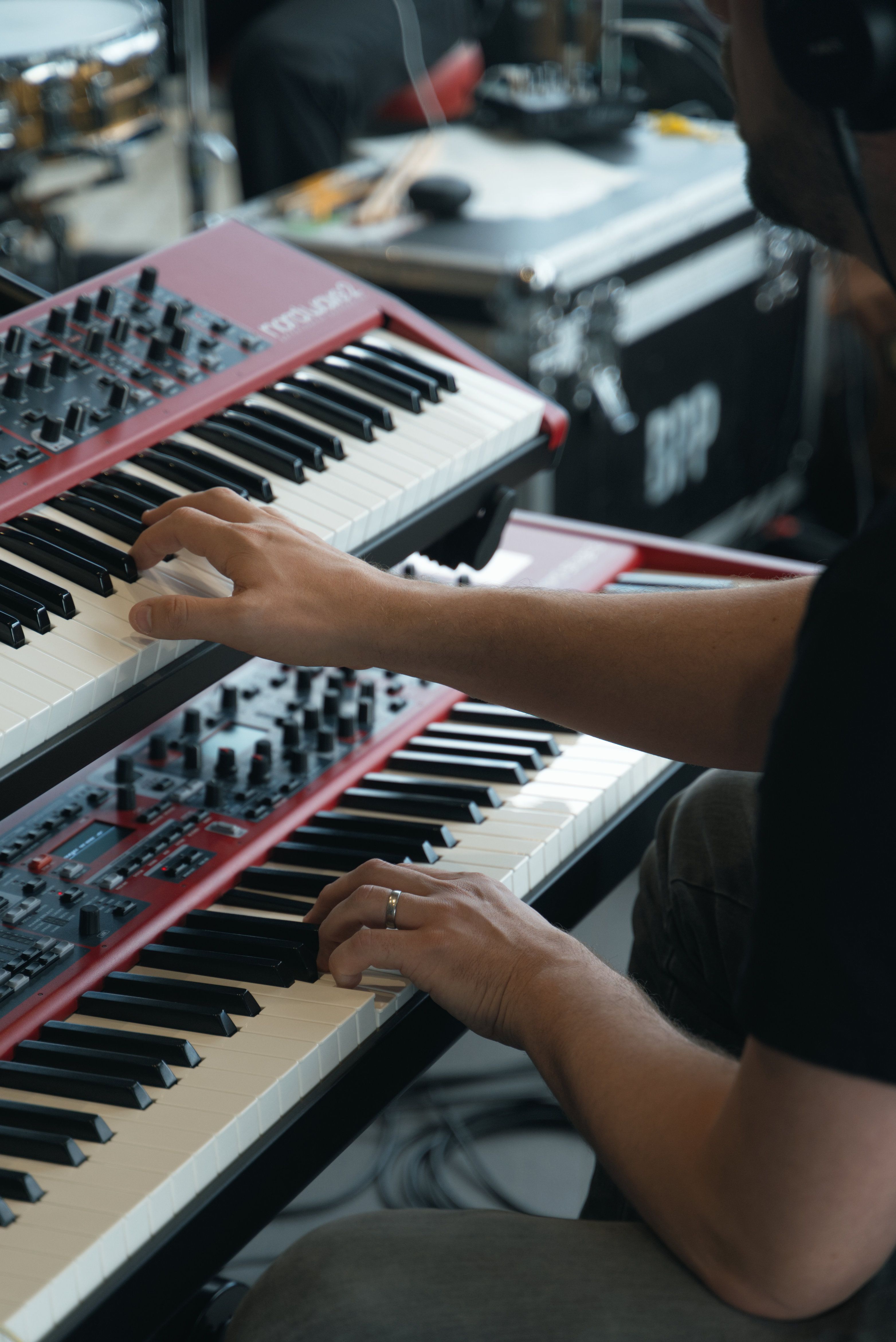 Hands Playing Keyboard · Free Stock Photo