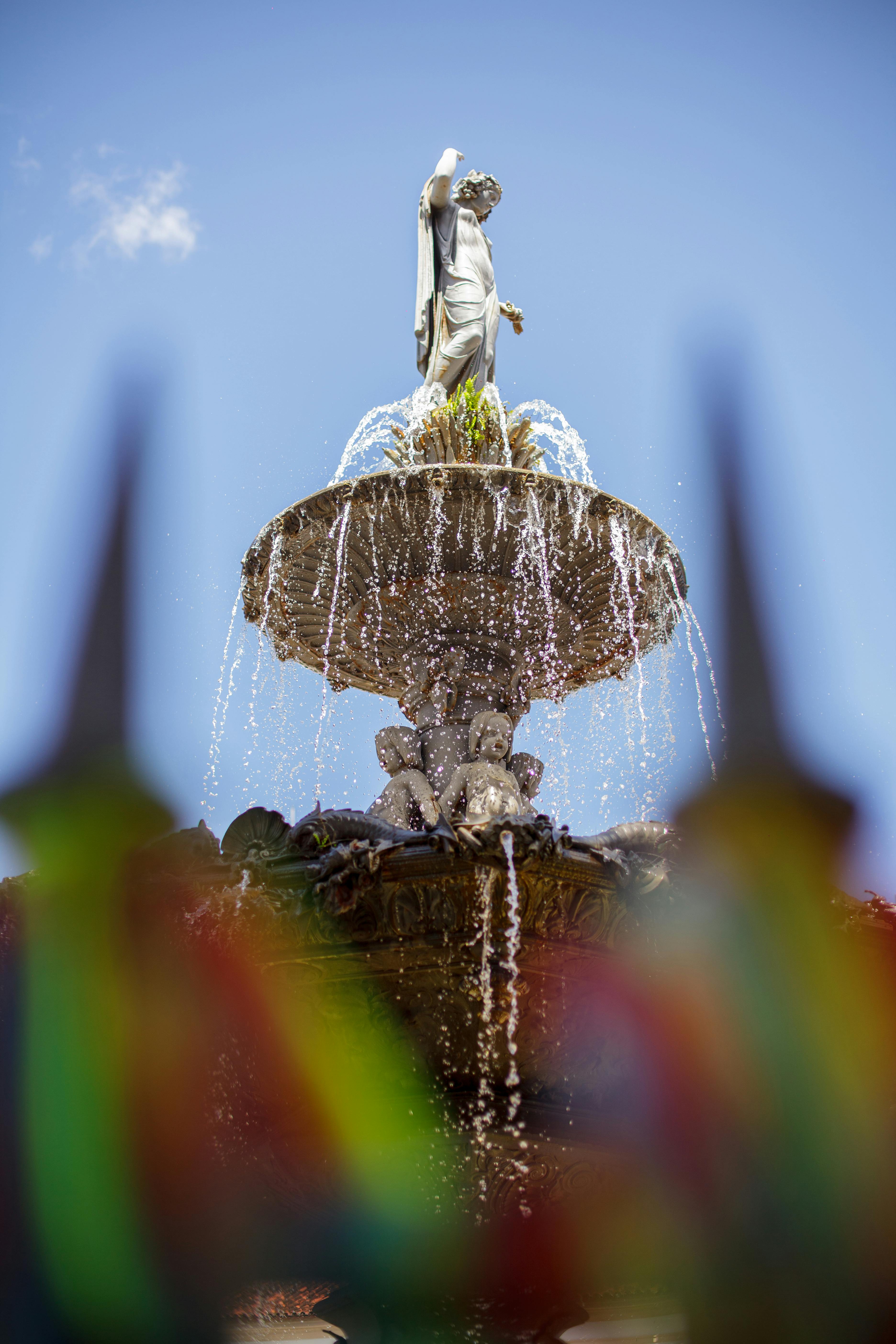 Statue on Fountain · Free Stock Photo