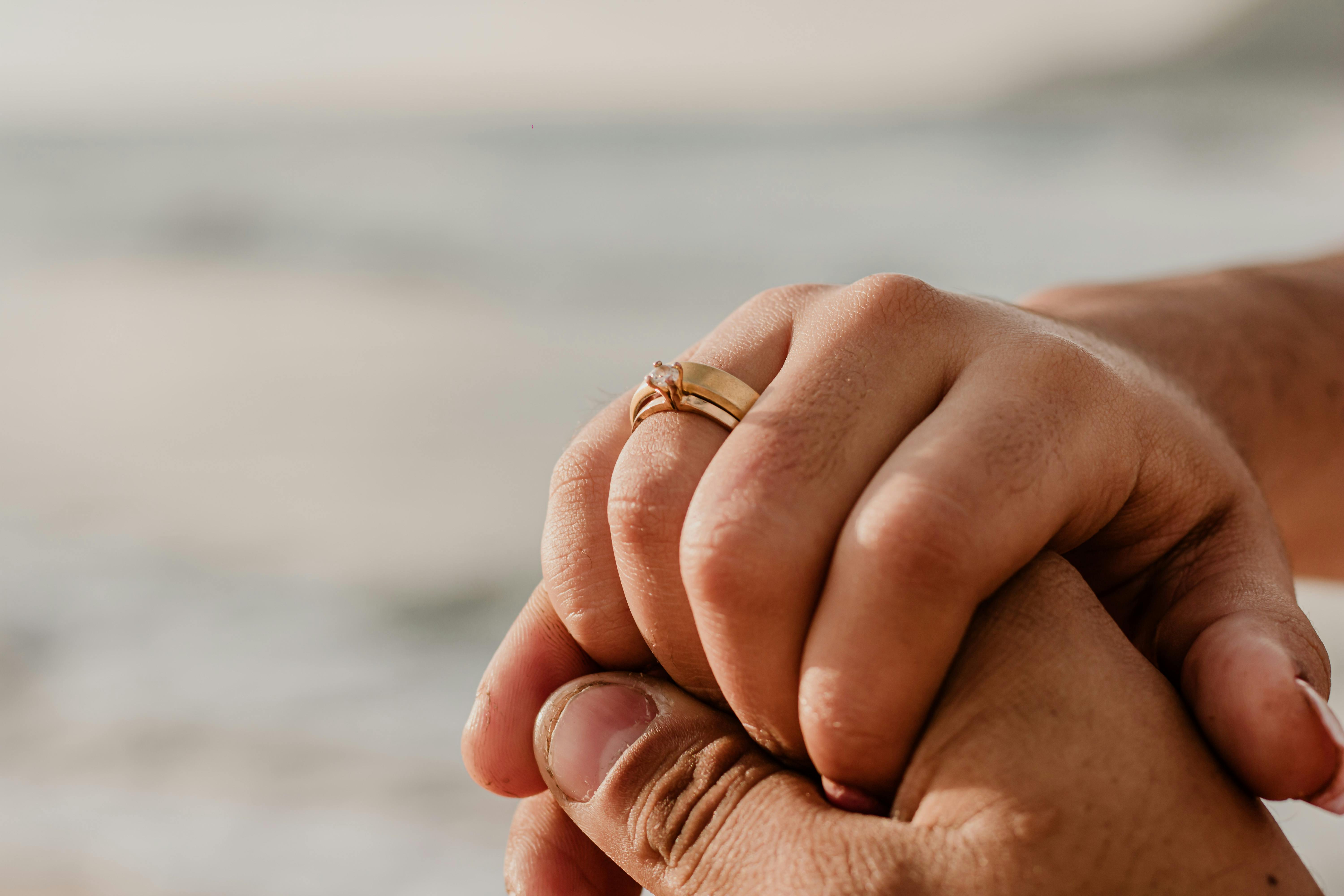 Two Person With Rings on Ring Fingers · Free Stock Photo