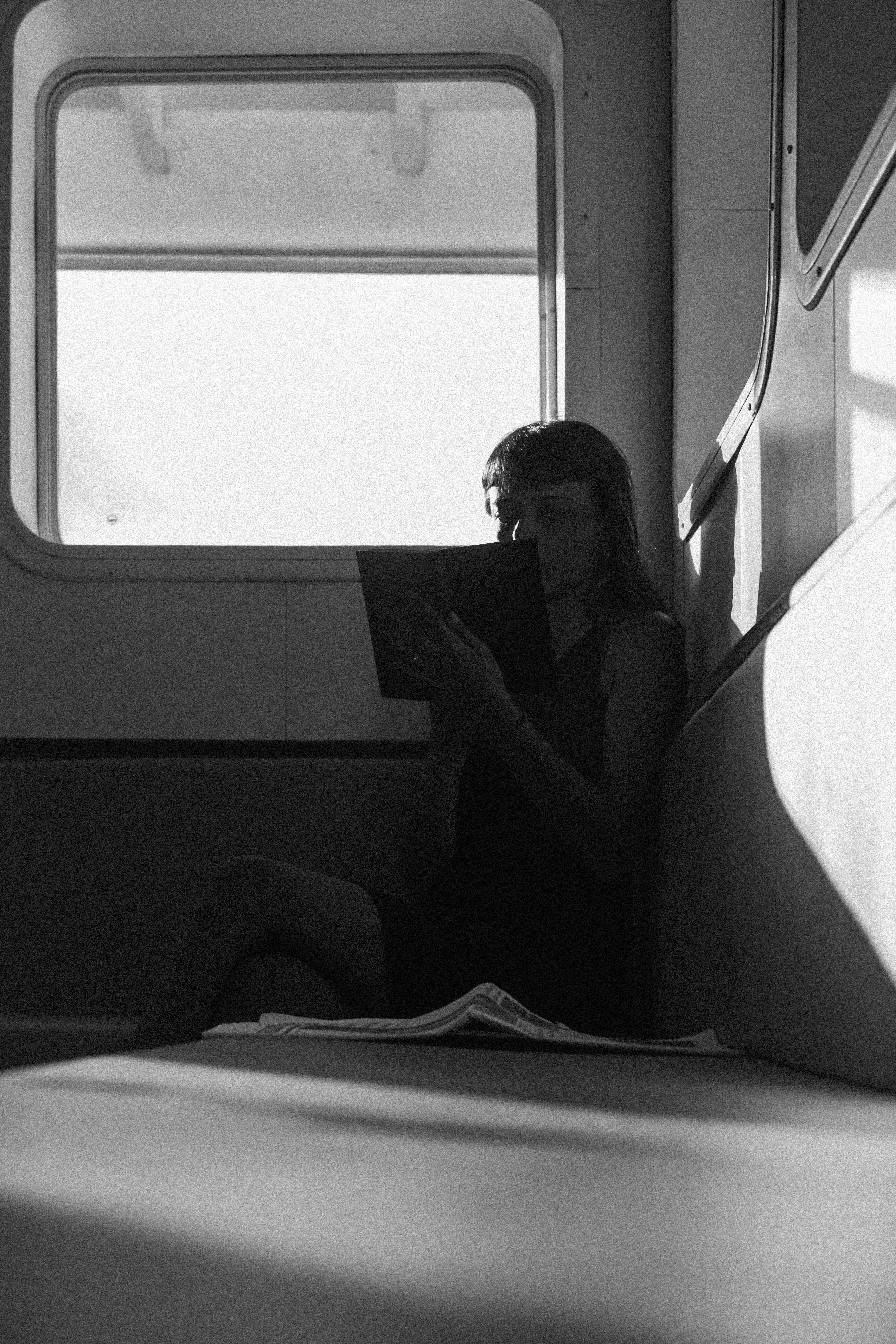 A Person on a Train · Free Stock Photo
