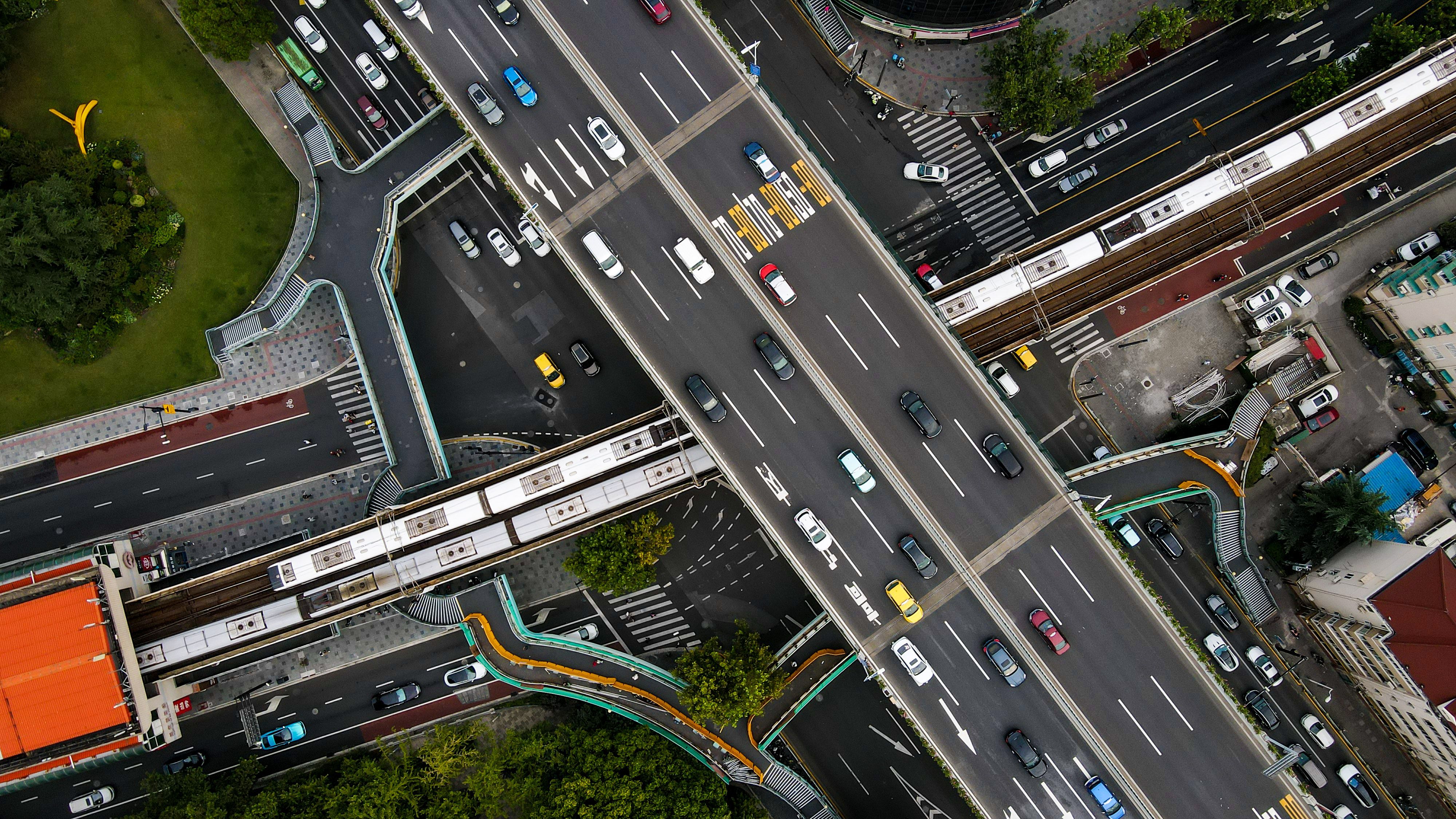 Aerial Photography Of Roads · Free Stock Photo