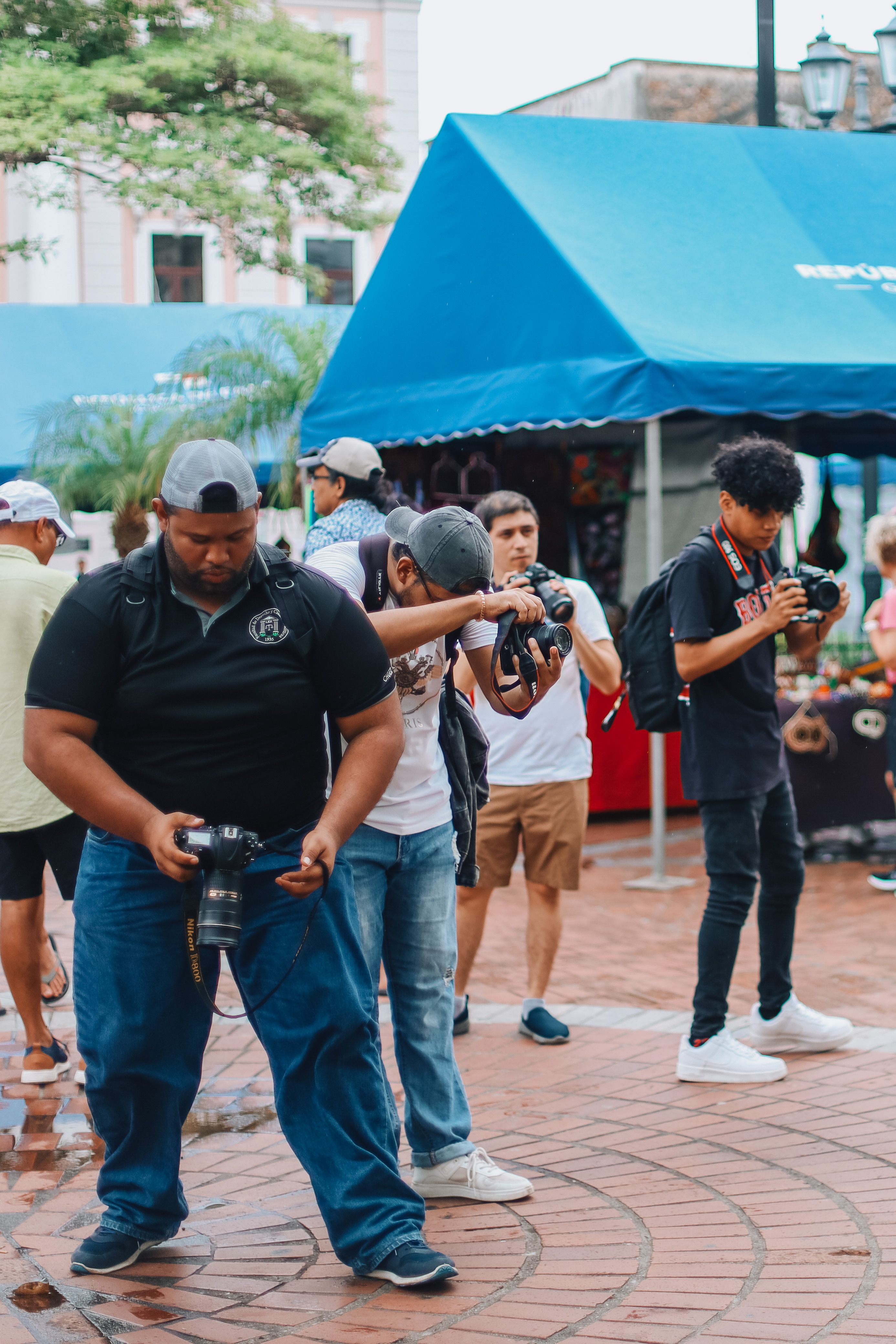 Blonde Man with Camera · Free Stock Photo