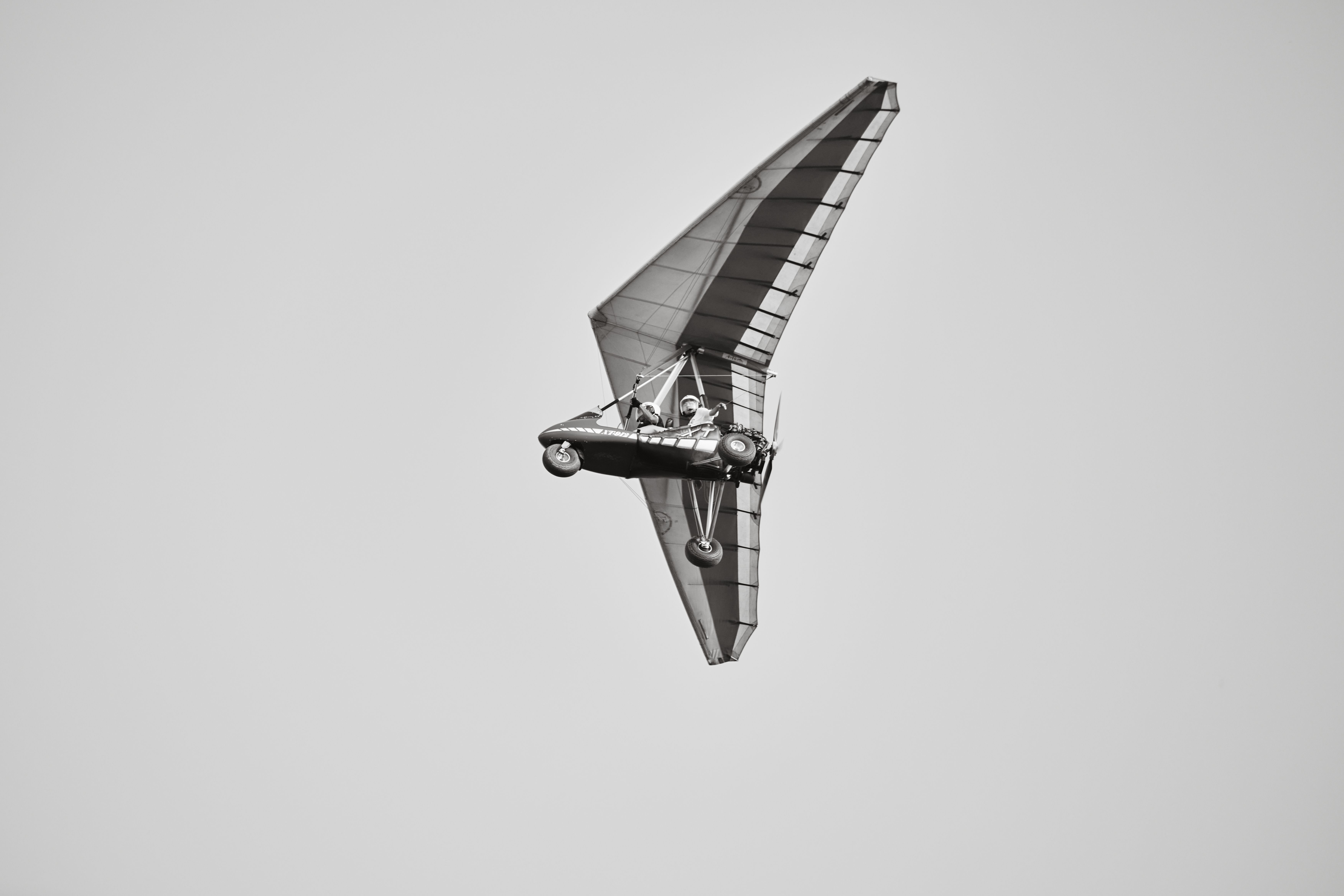 Car with Parachute Flying · Free Stock Photo