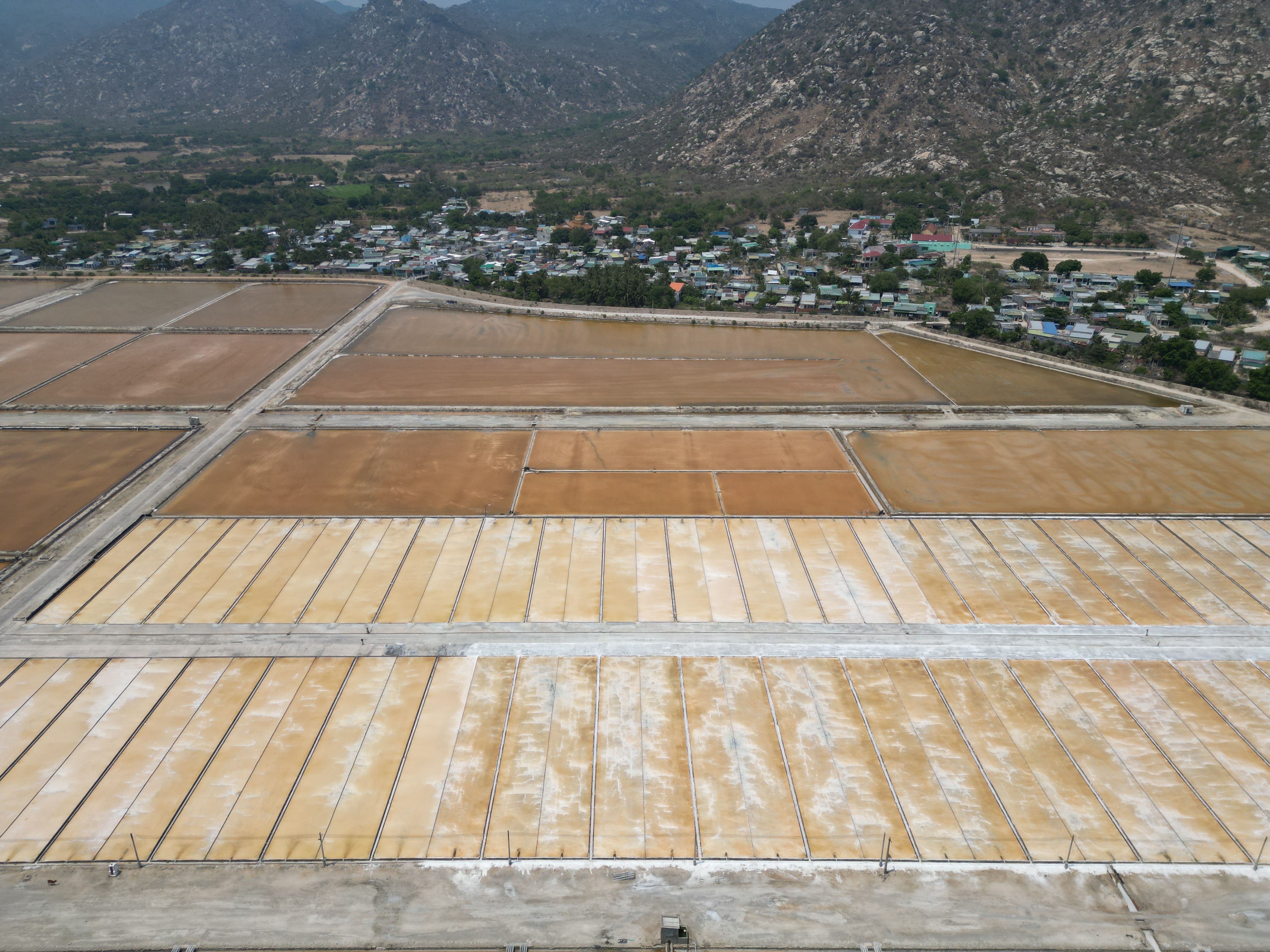 Agricultural Fields with a View of a Town · Free Stock Photo