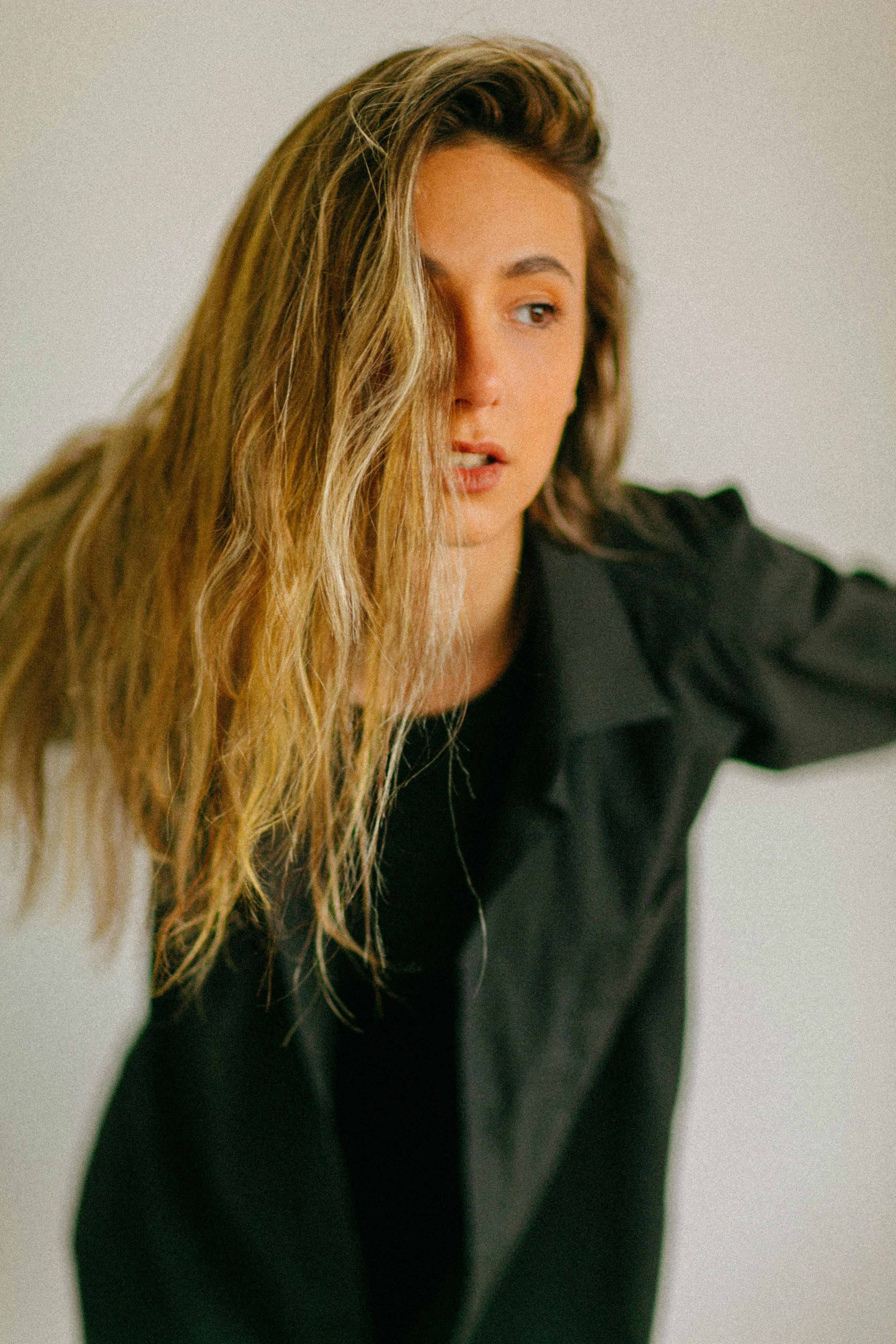 Blonde Women Bending forward · Free Stock Photo