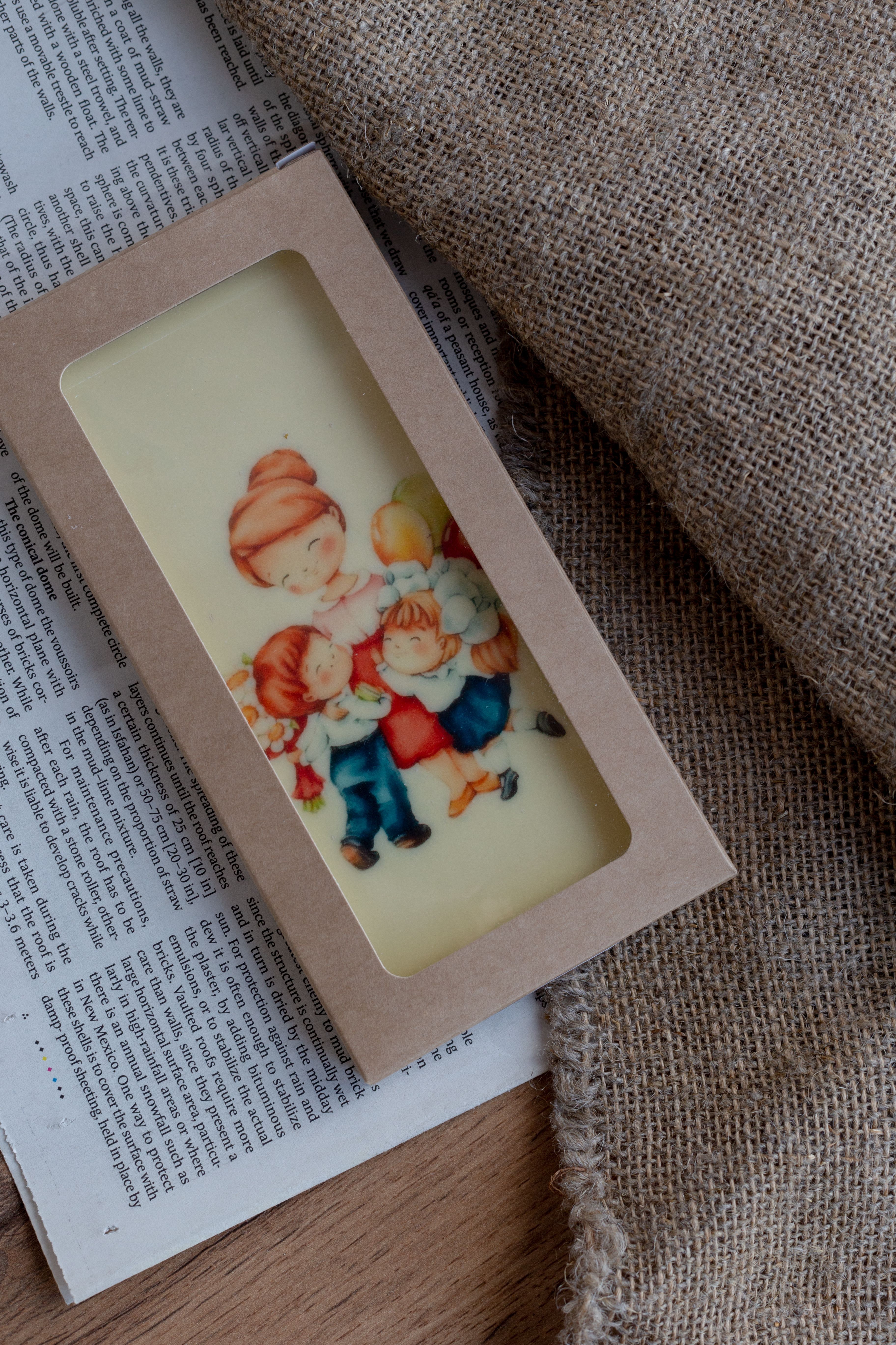 Handmade Chocolate Bar with a Painting · Free Stock Photo