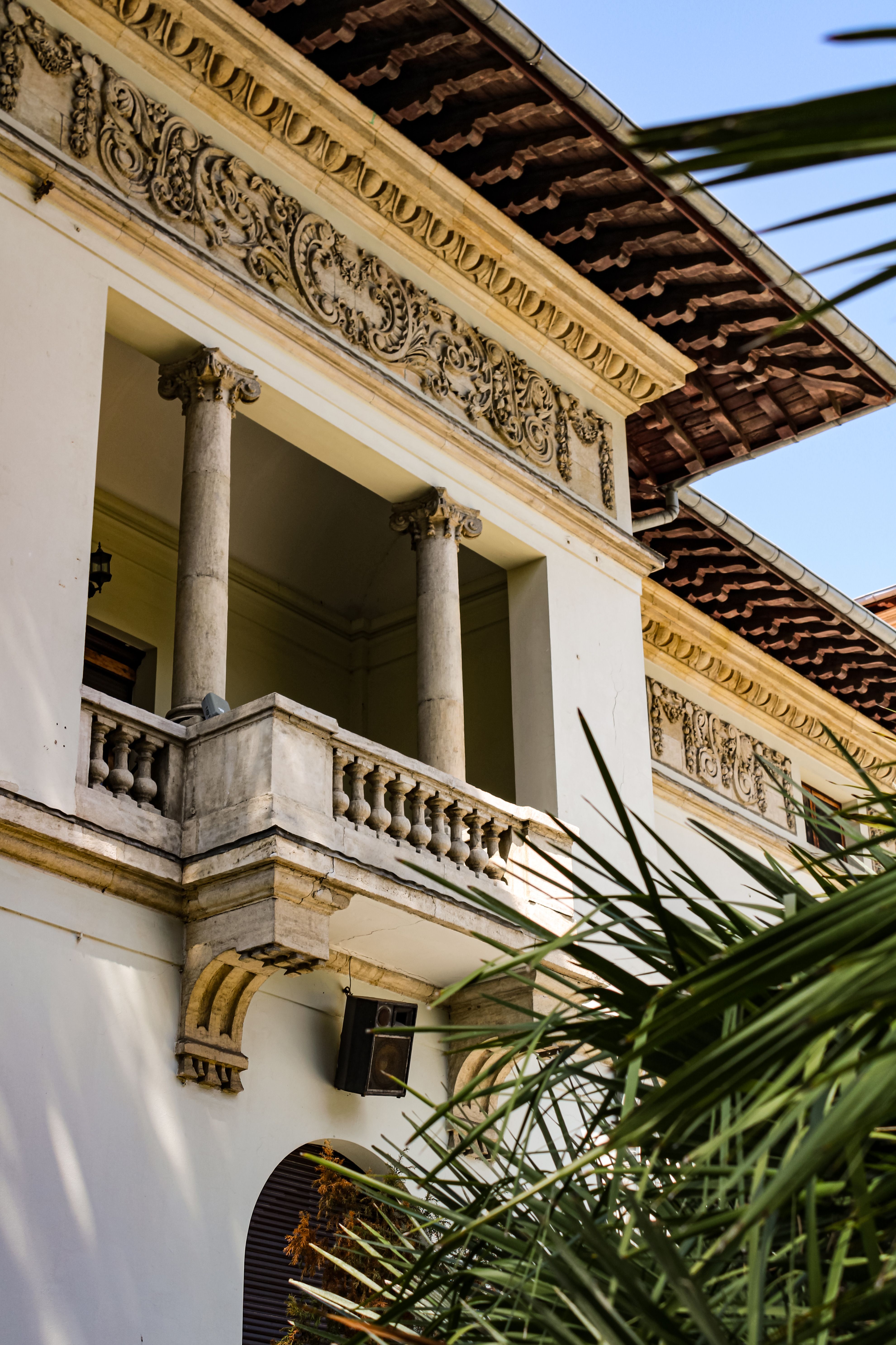 Palace Balcony with Decorative Windows · Free Stock Photo
