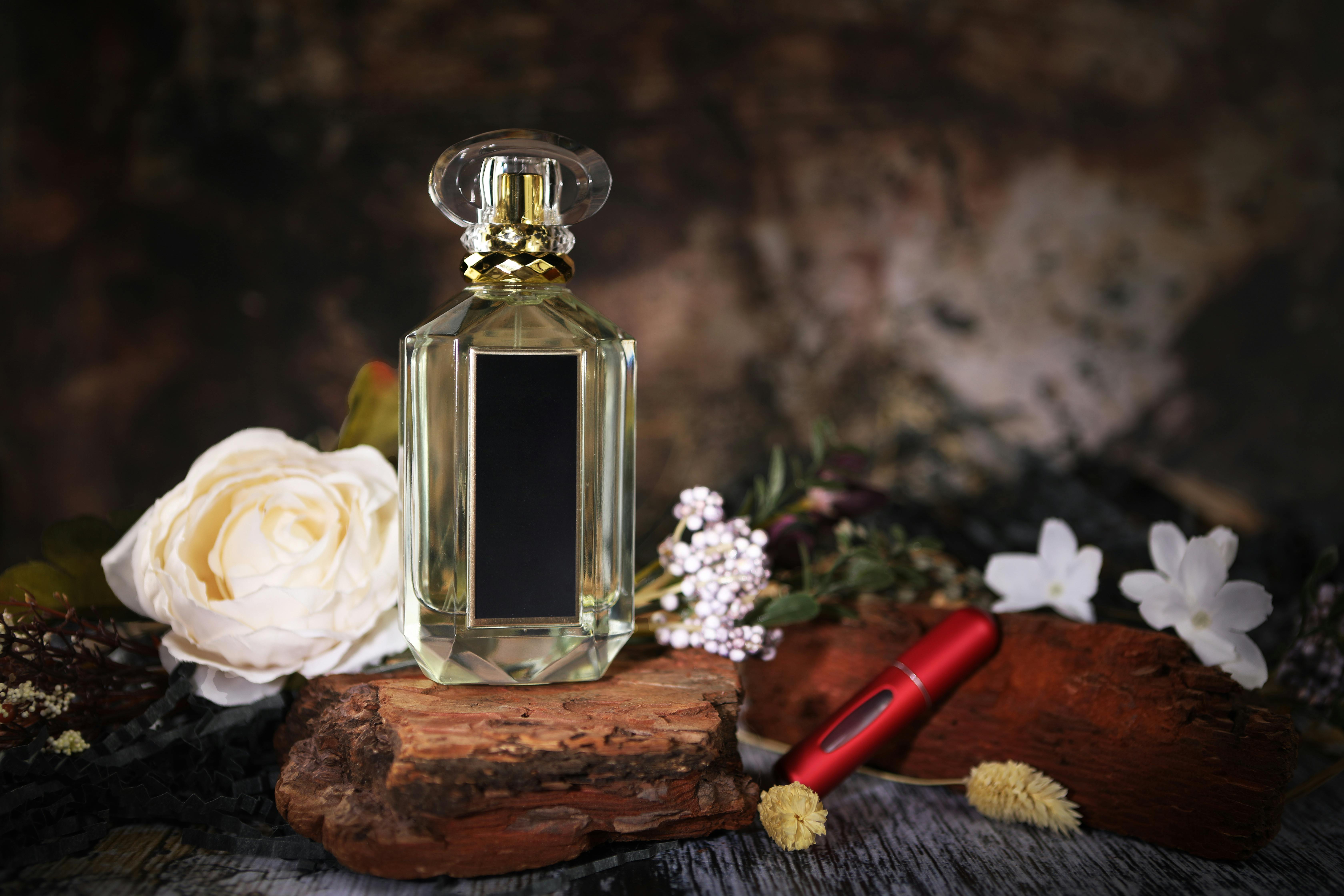 Stars and Cones around Perfume Flask · Free Stock Photo