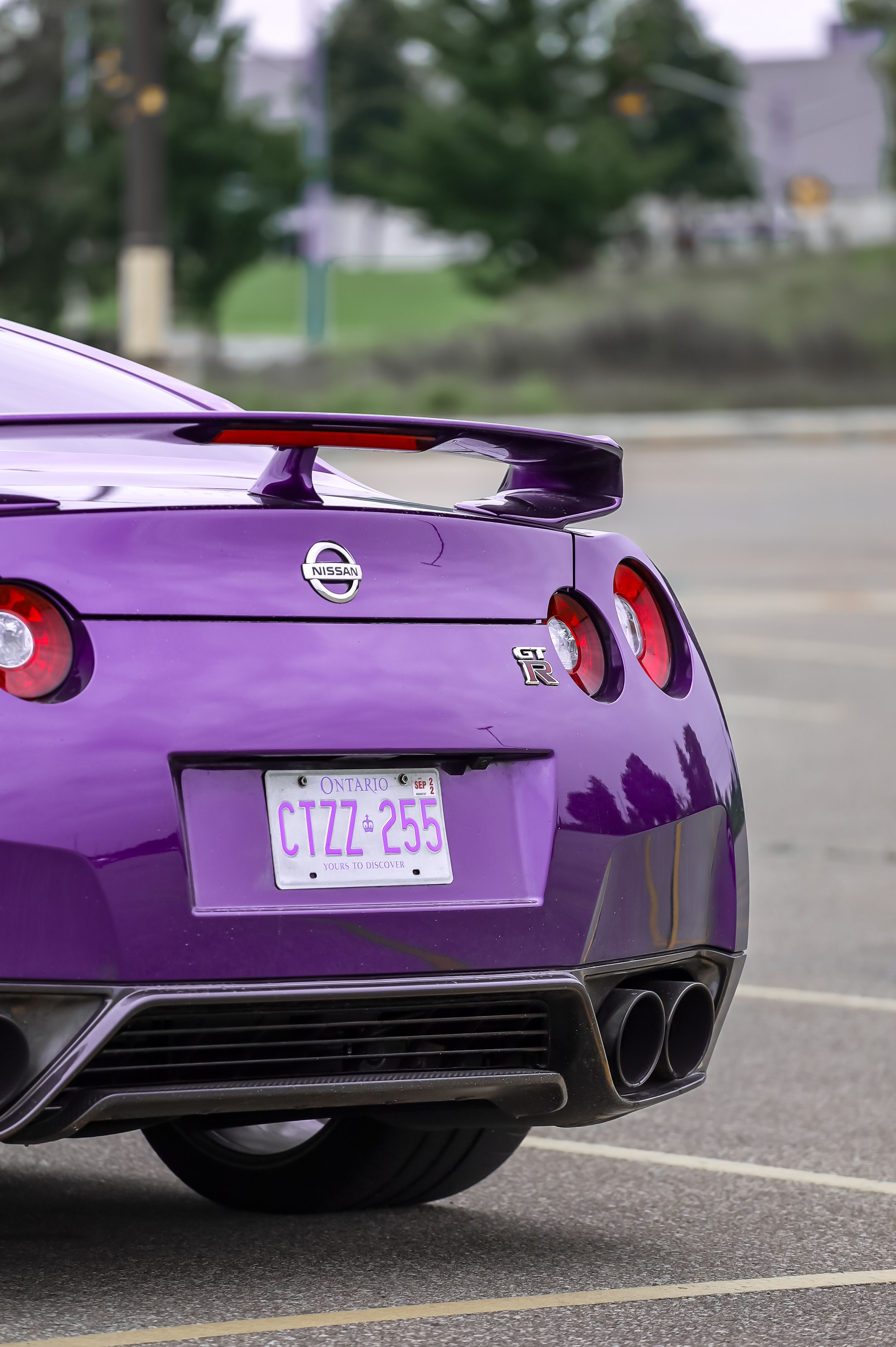 Rear of Violet Toyota GTR · Free Stock Photo