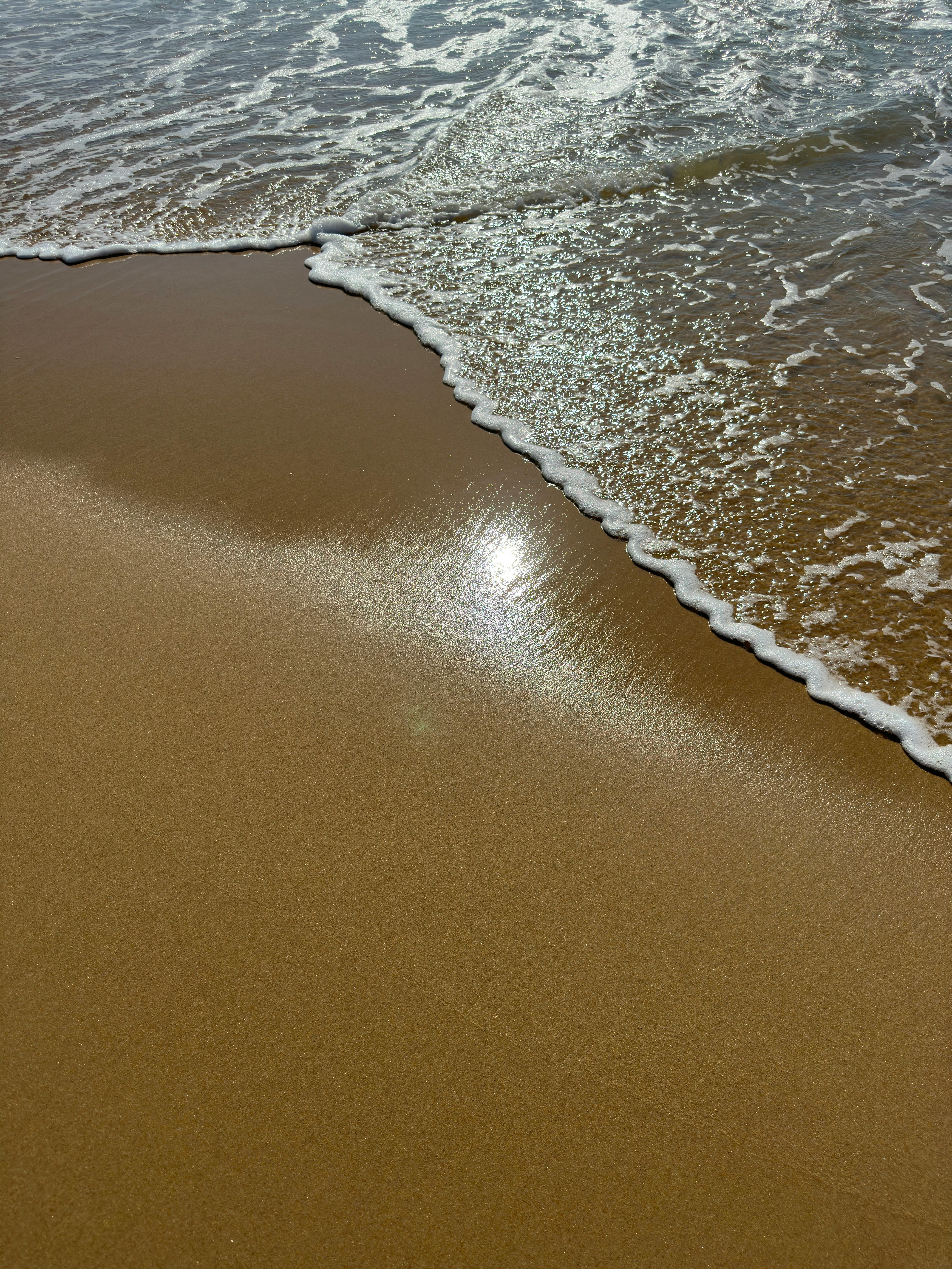 Waves Coming Up Sandy Beach · Free Stock Photo