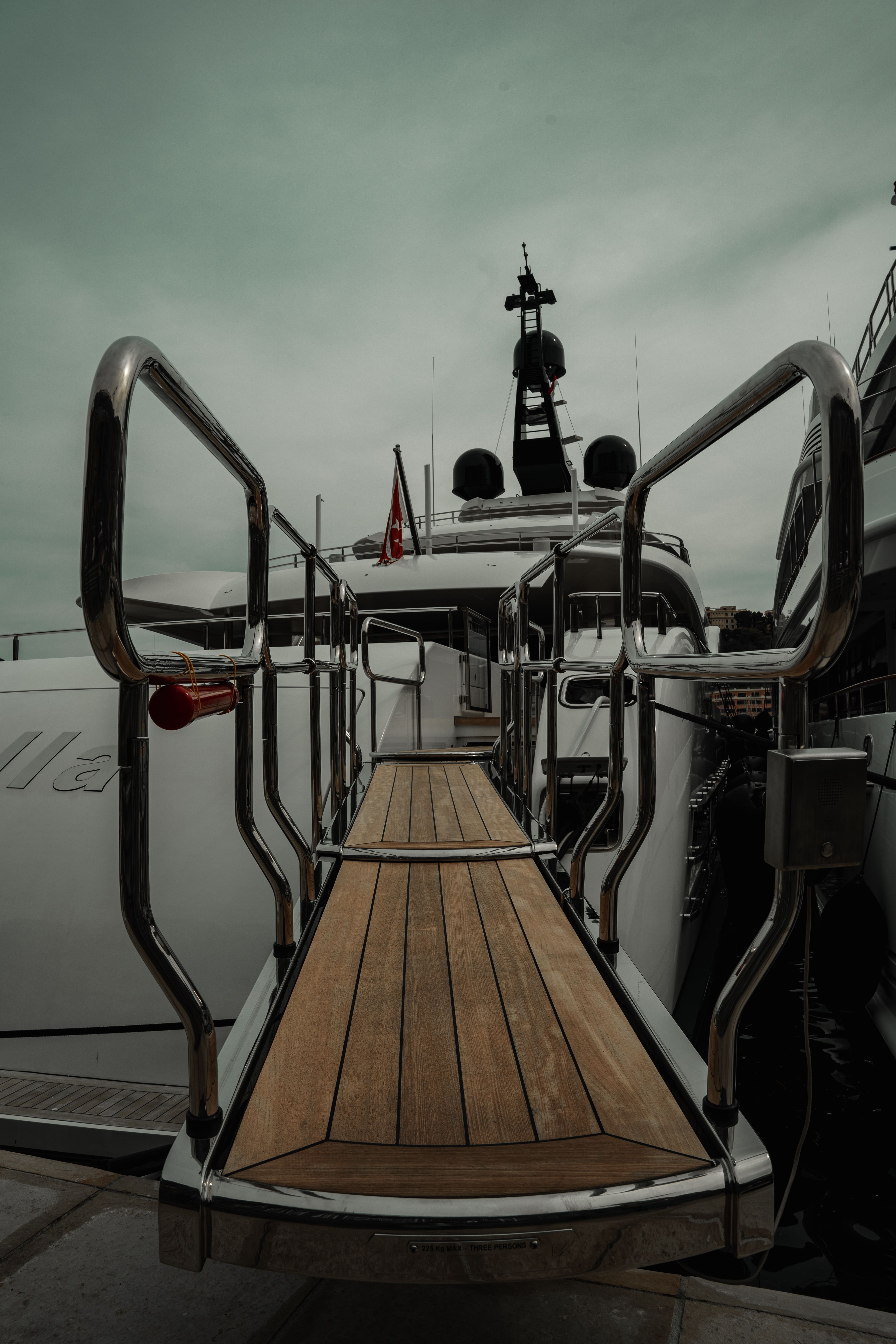 Wooden Bridge Entrance to Yacht in Harbor · Free Stock Photo