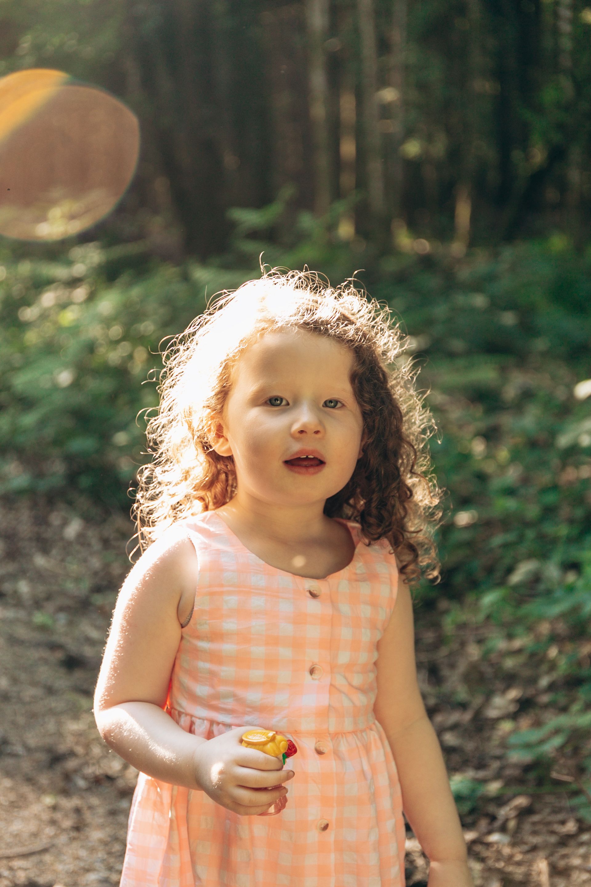 Portrait of Little Girl in Woods · Free Stock Photo