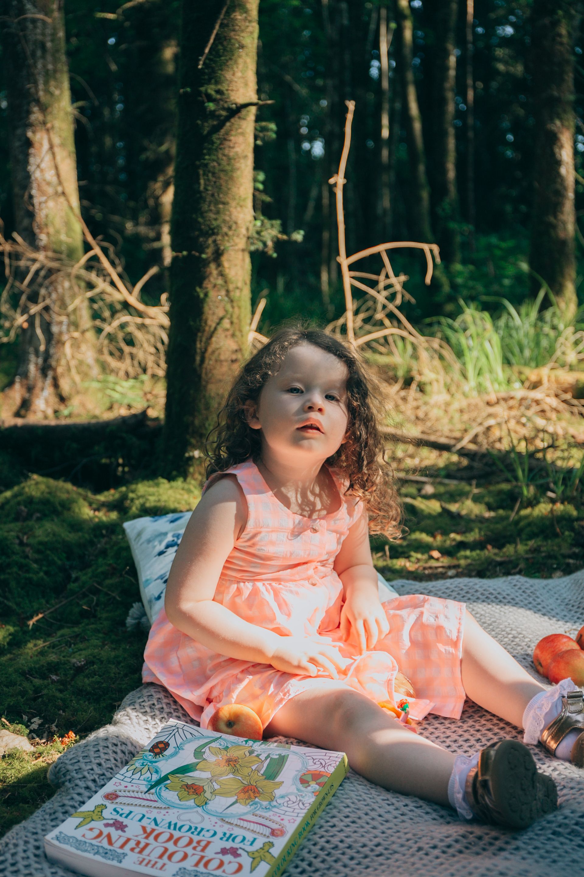 Portrait of Little Girl in Woods · Free Stock Photo