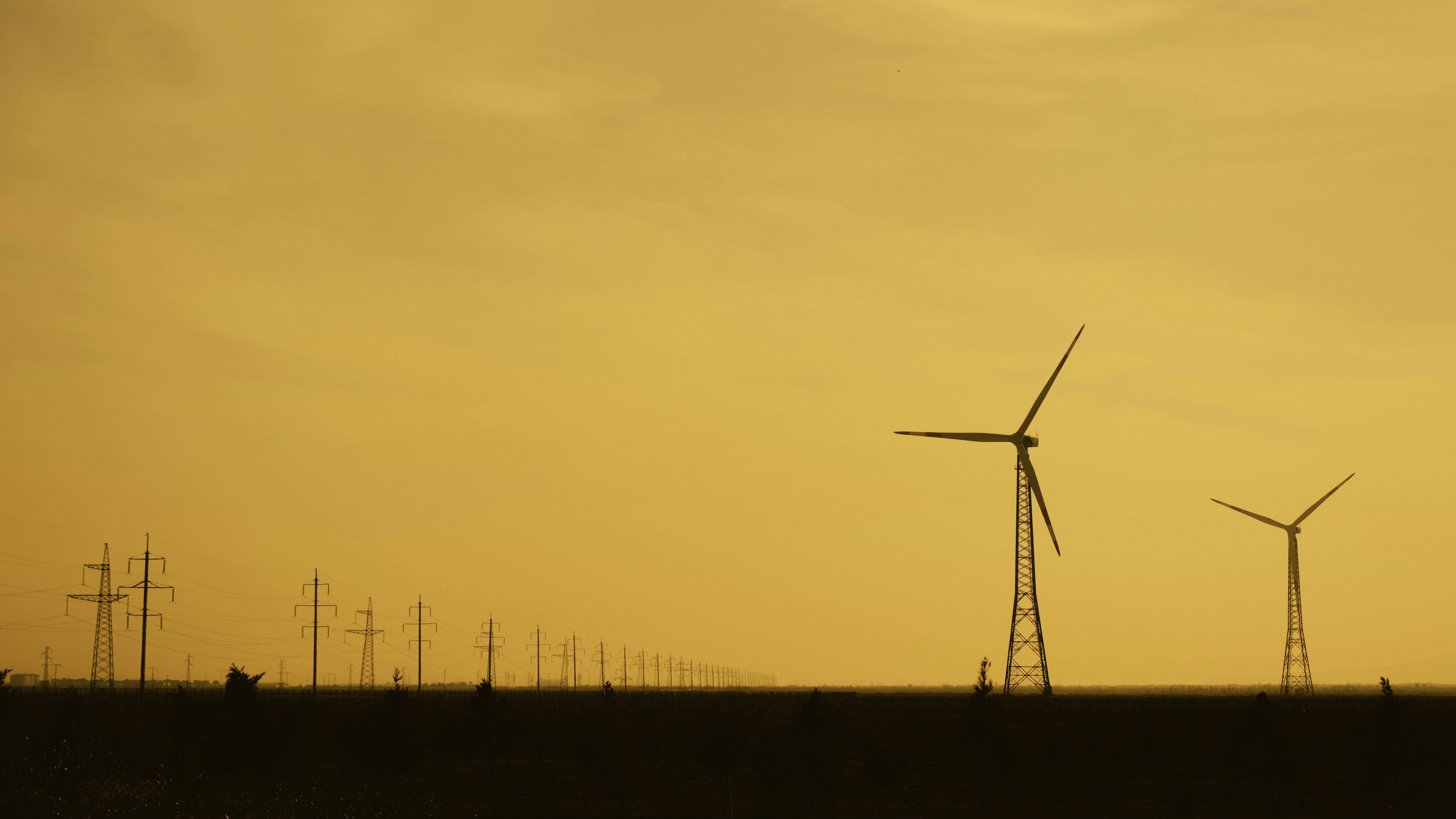 Wind Turbine in Mountains · Free Stock Photo