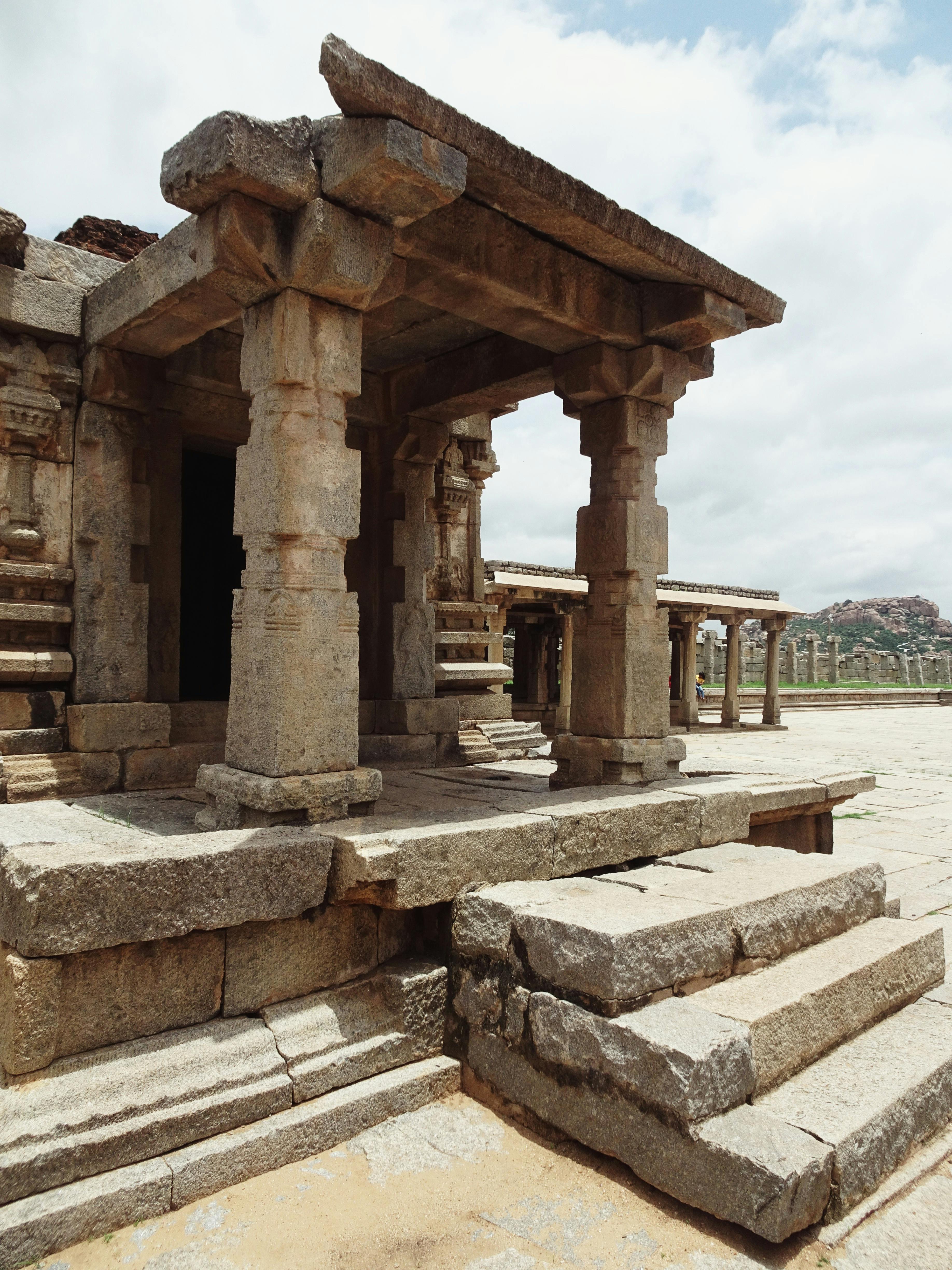 Entrance to One of the Ancient Buildings of the Vitthala Temple Complex ...