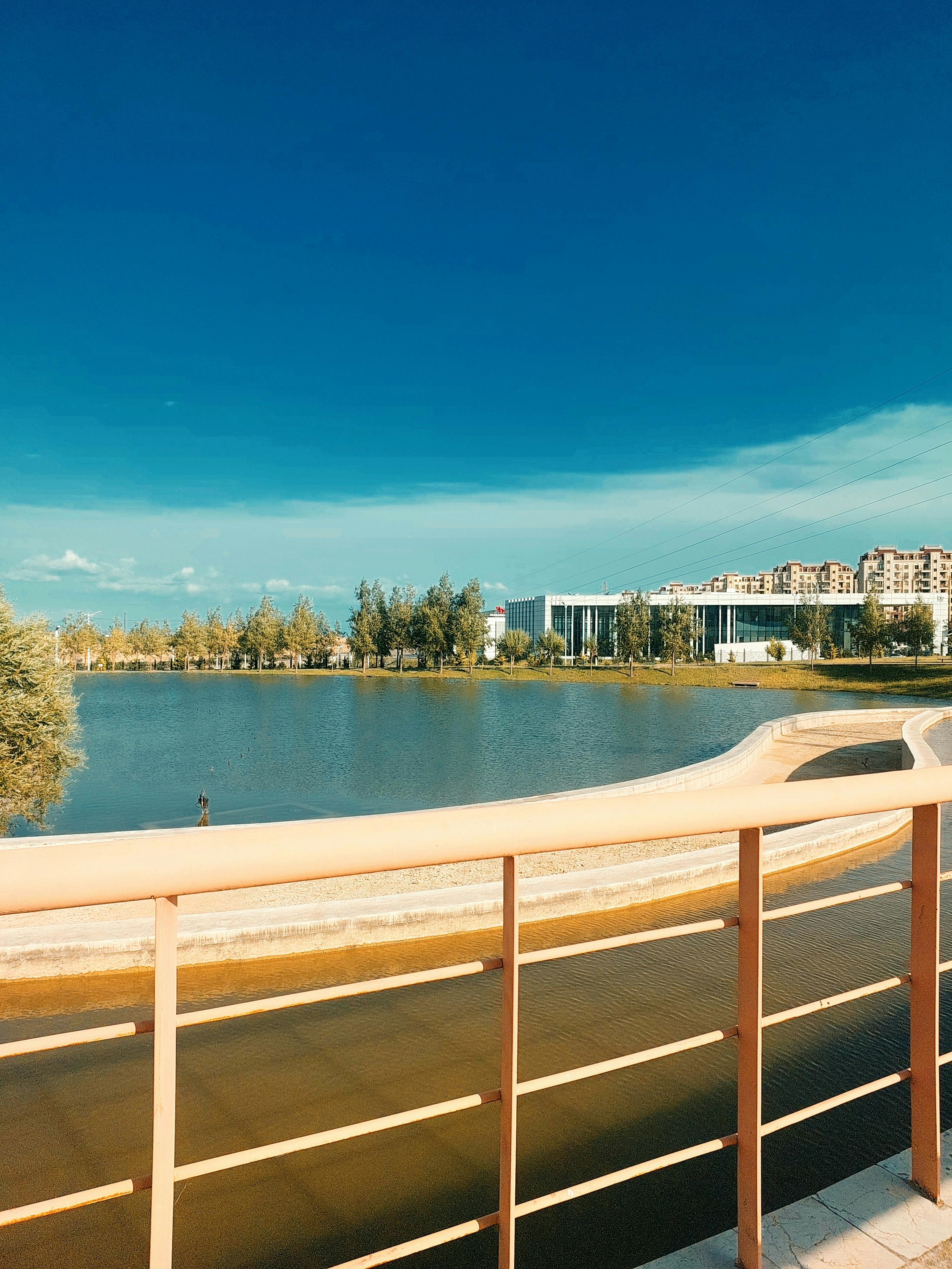 Water Level Monitoring Station in Reservoir · Free Stock Photo