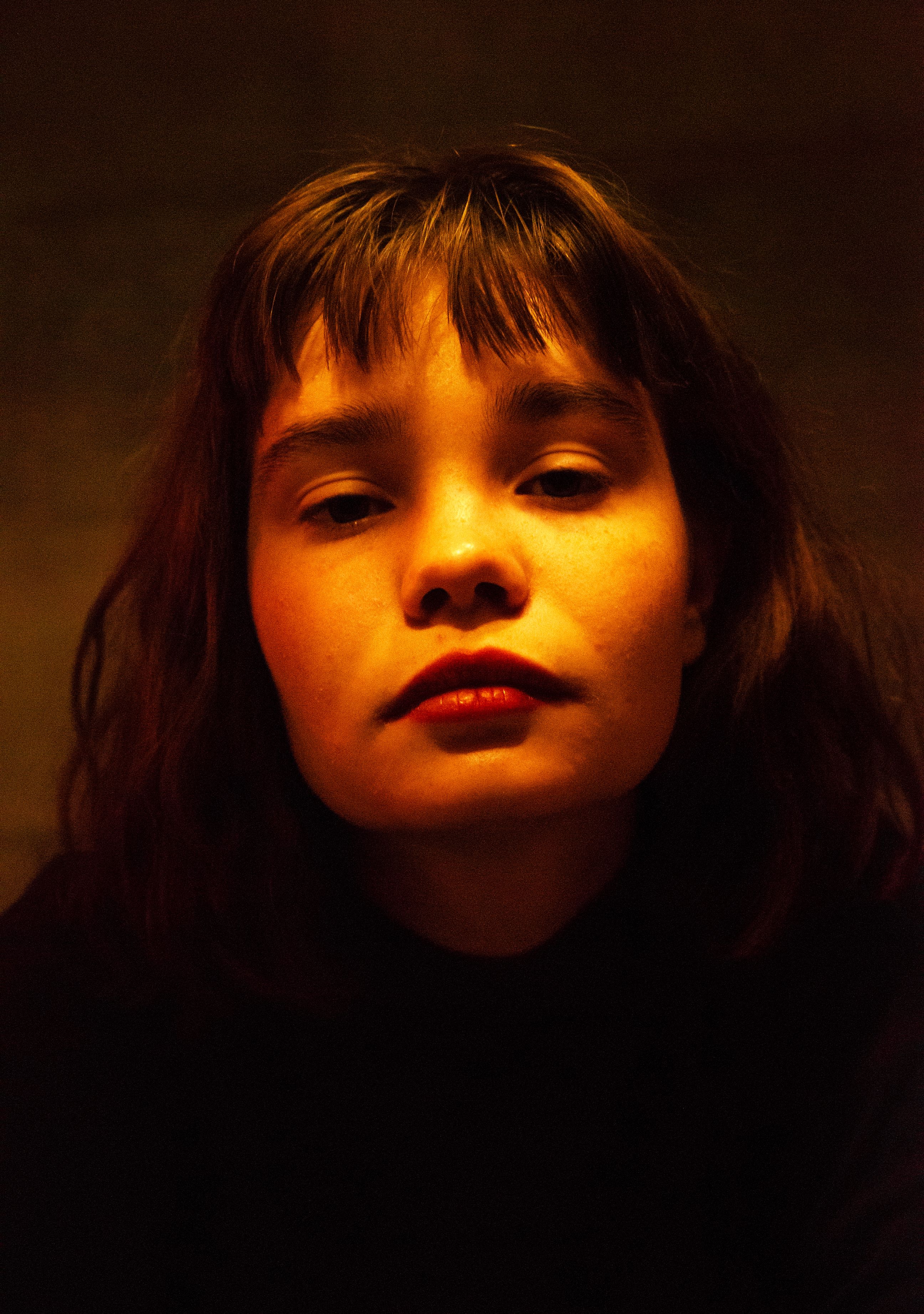 Light on Girl Face · Free Stock Photo
