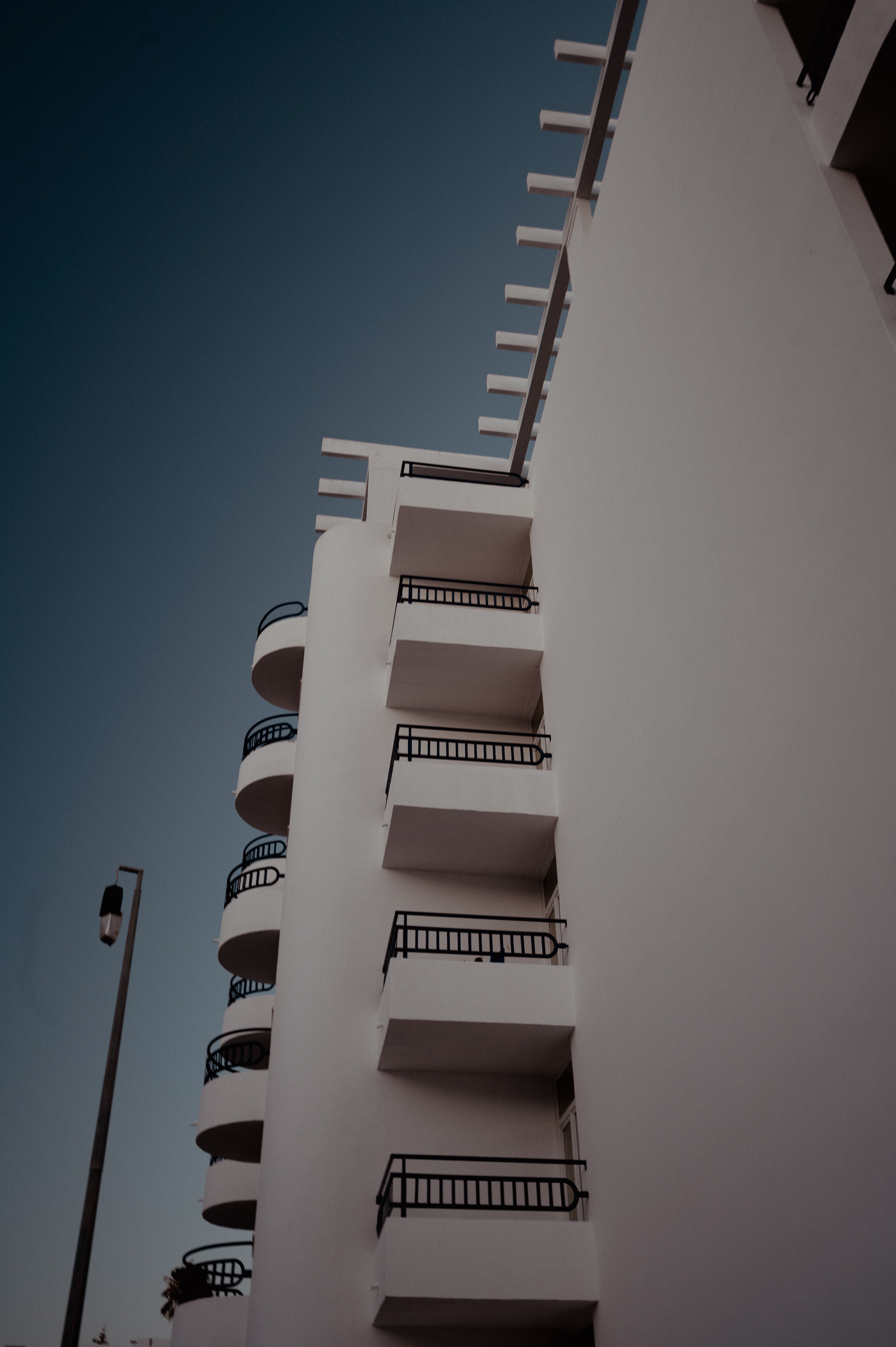 White Residential Building Wall · Free Stock Photo