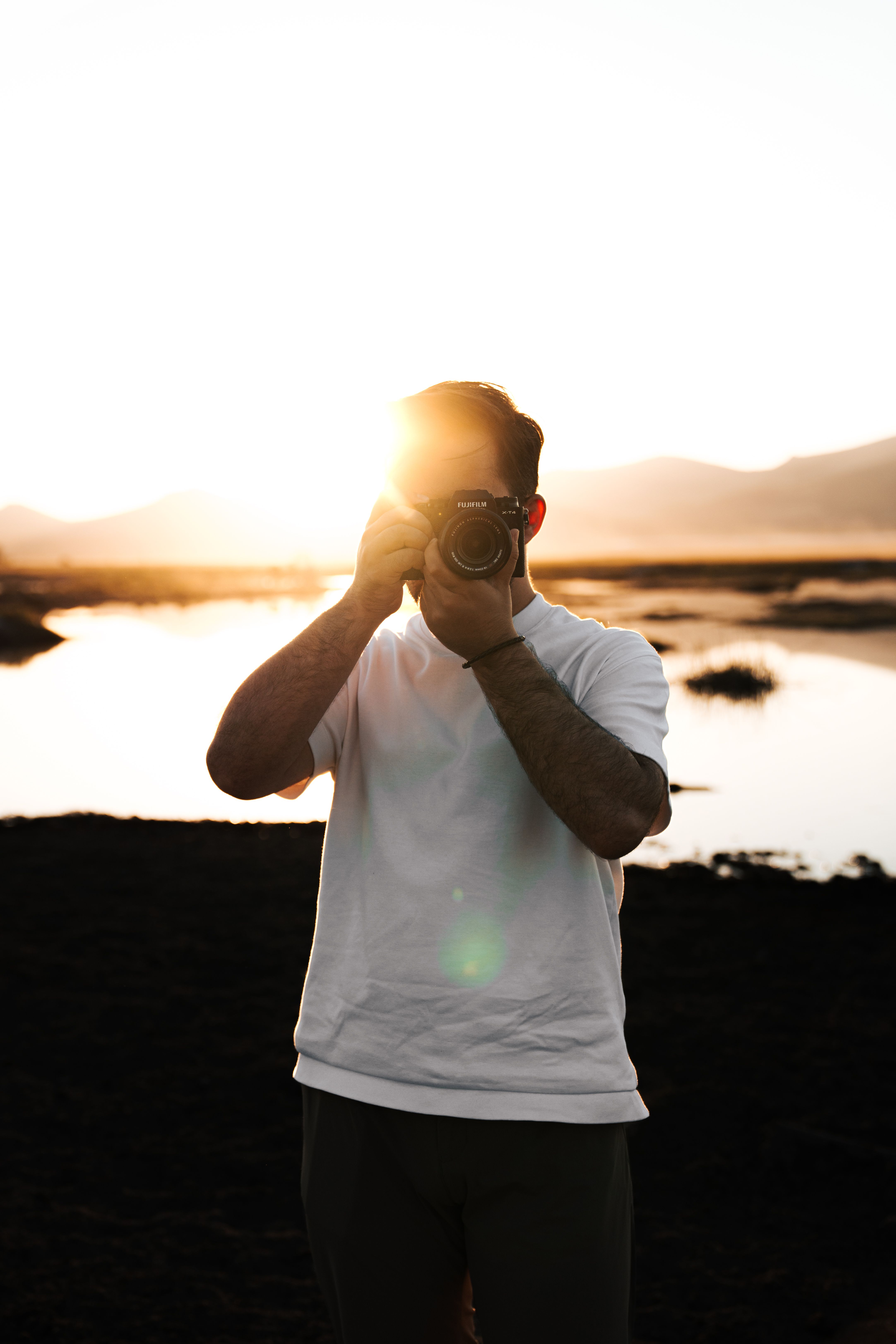 Photographer Taking Photos at Dawn · Free Stock Photo