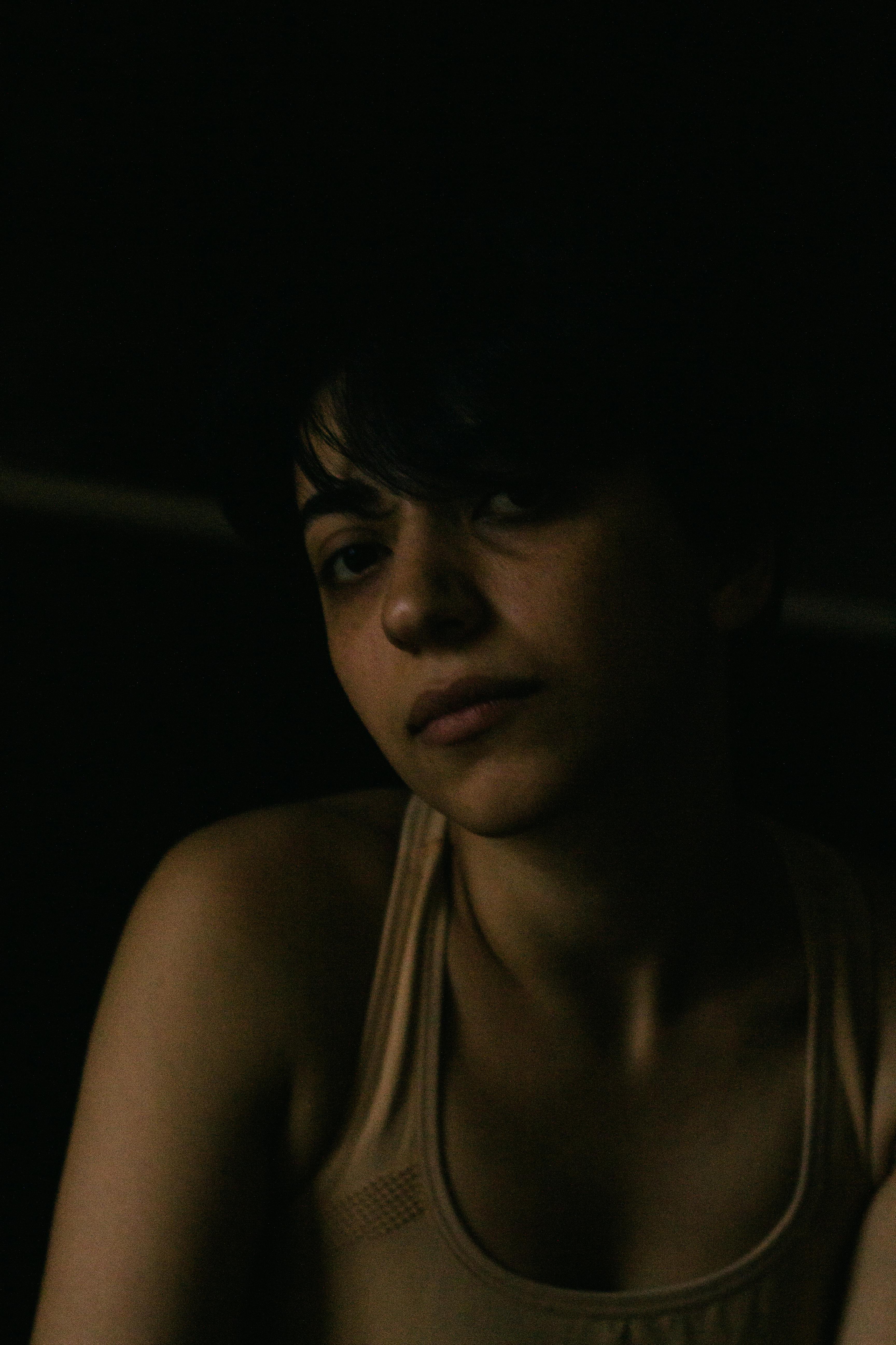 Woman in Veil Reflection in Veil Water · Free Stock Photo