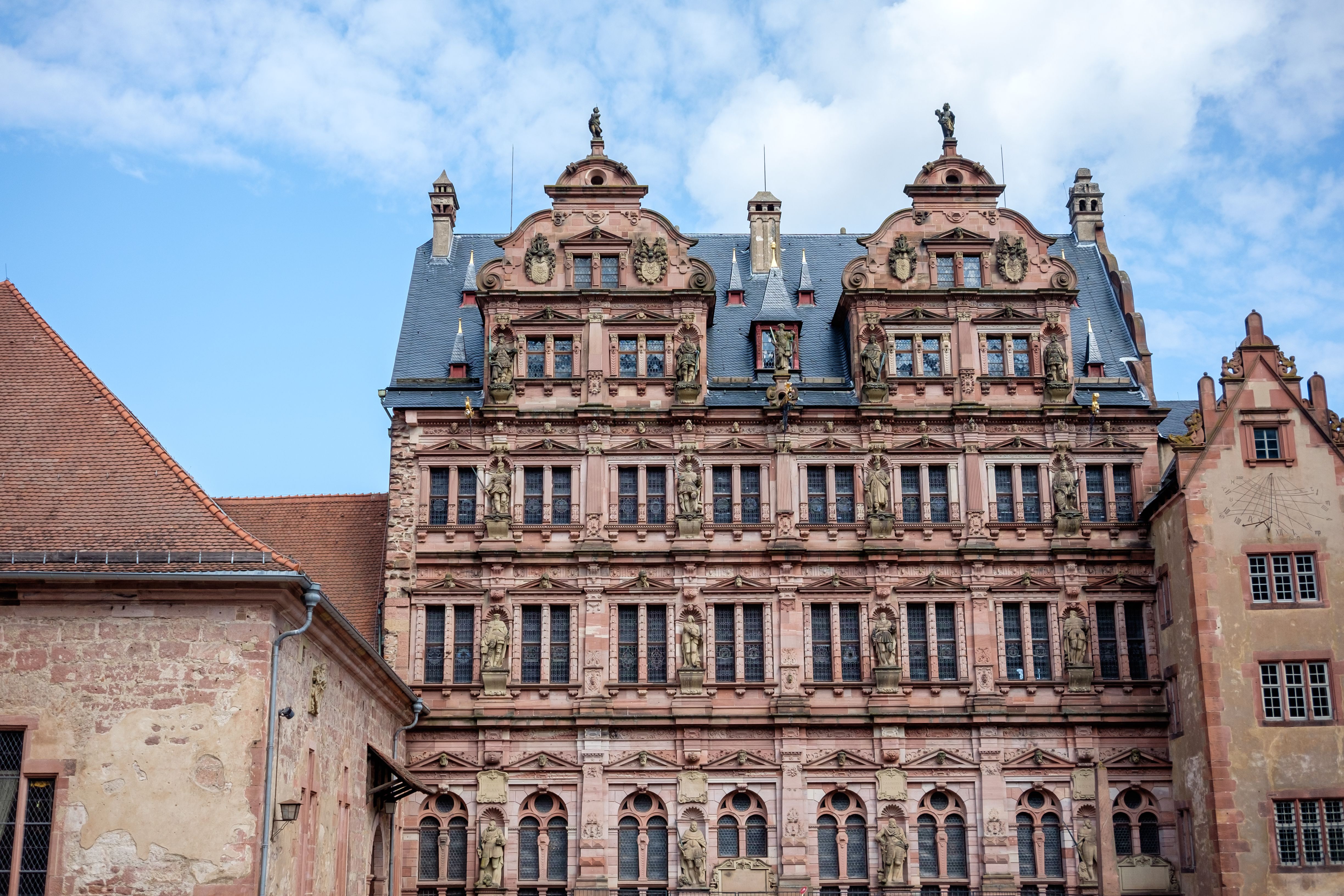 Heidelberg Castle Seen from the Courtyard, Heidelberg, Germany · Free ...