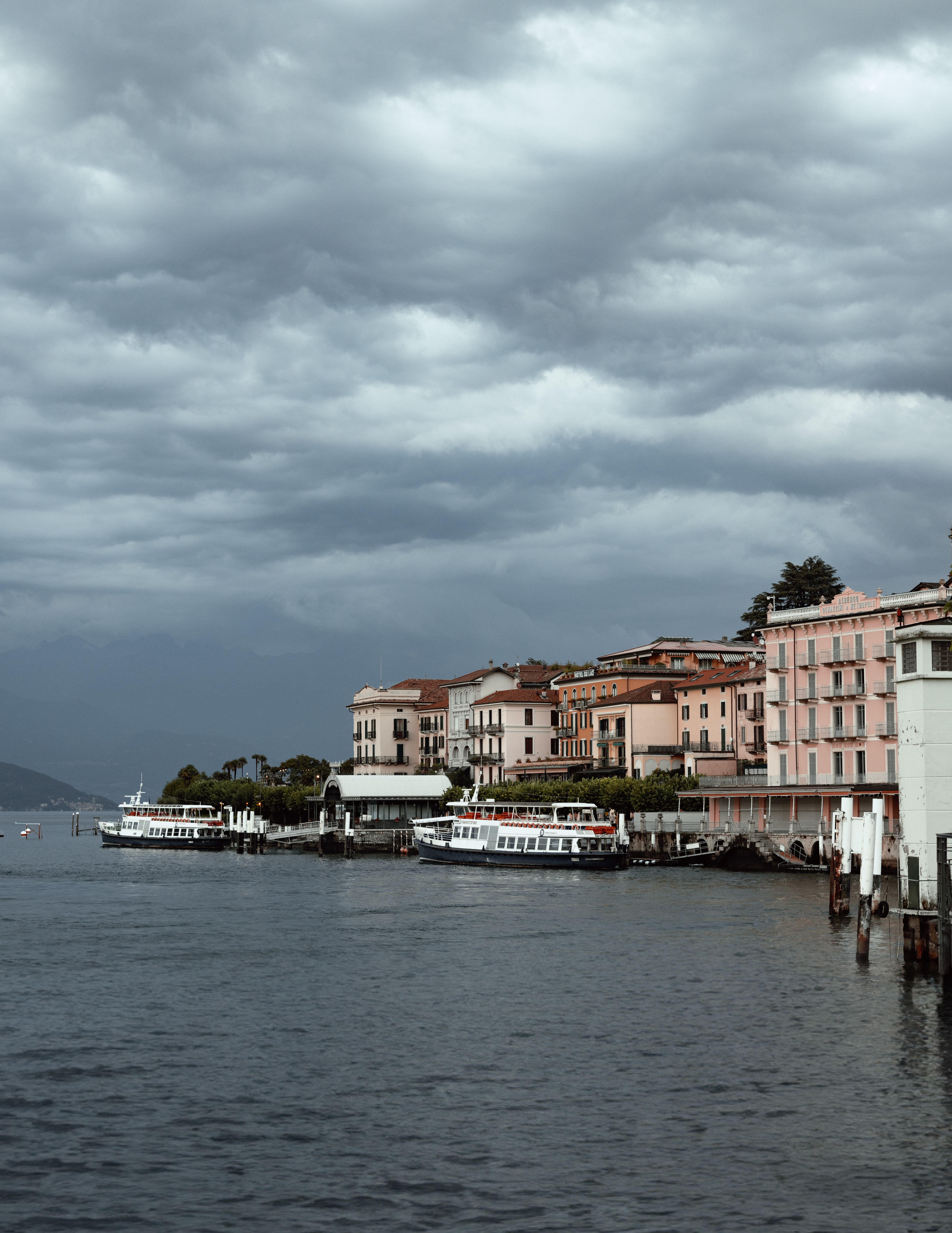 Waterfront Buildings by Lake Como in Italy · Free Stock Photo