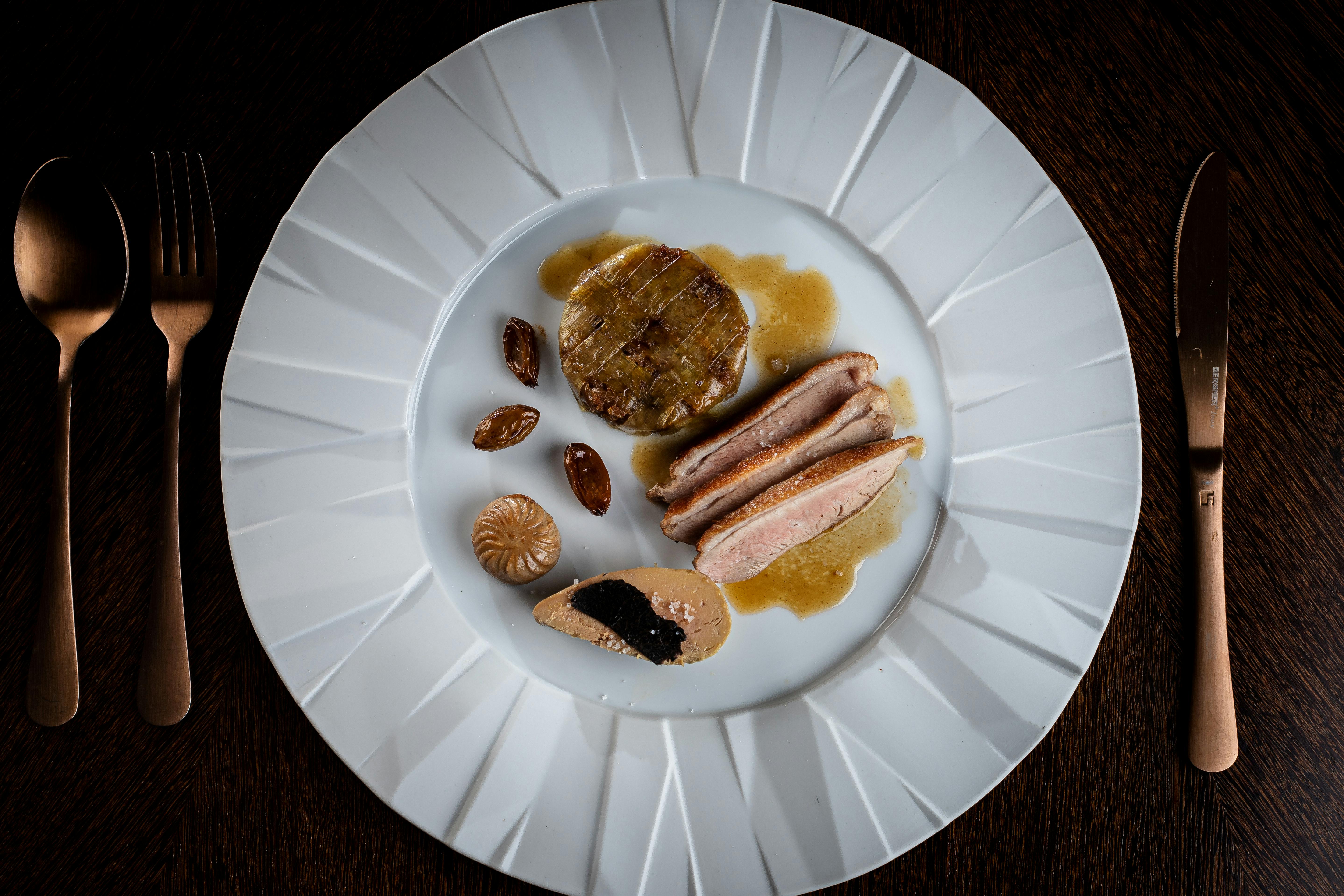 Delicious Seafood Dinner on a Plate · Free Stock Photo