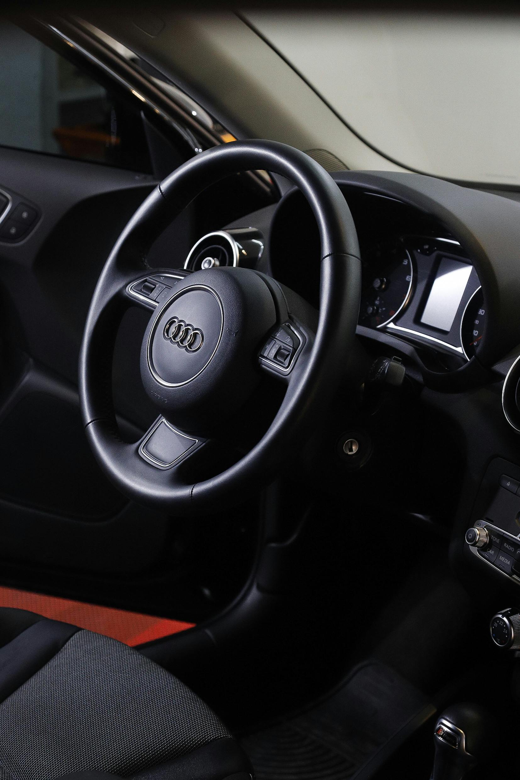 Steering Wheel in Car · Free Stock Photo