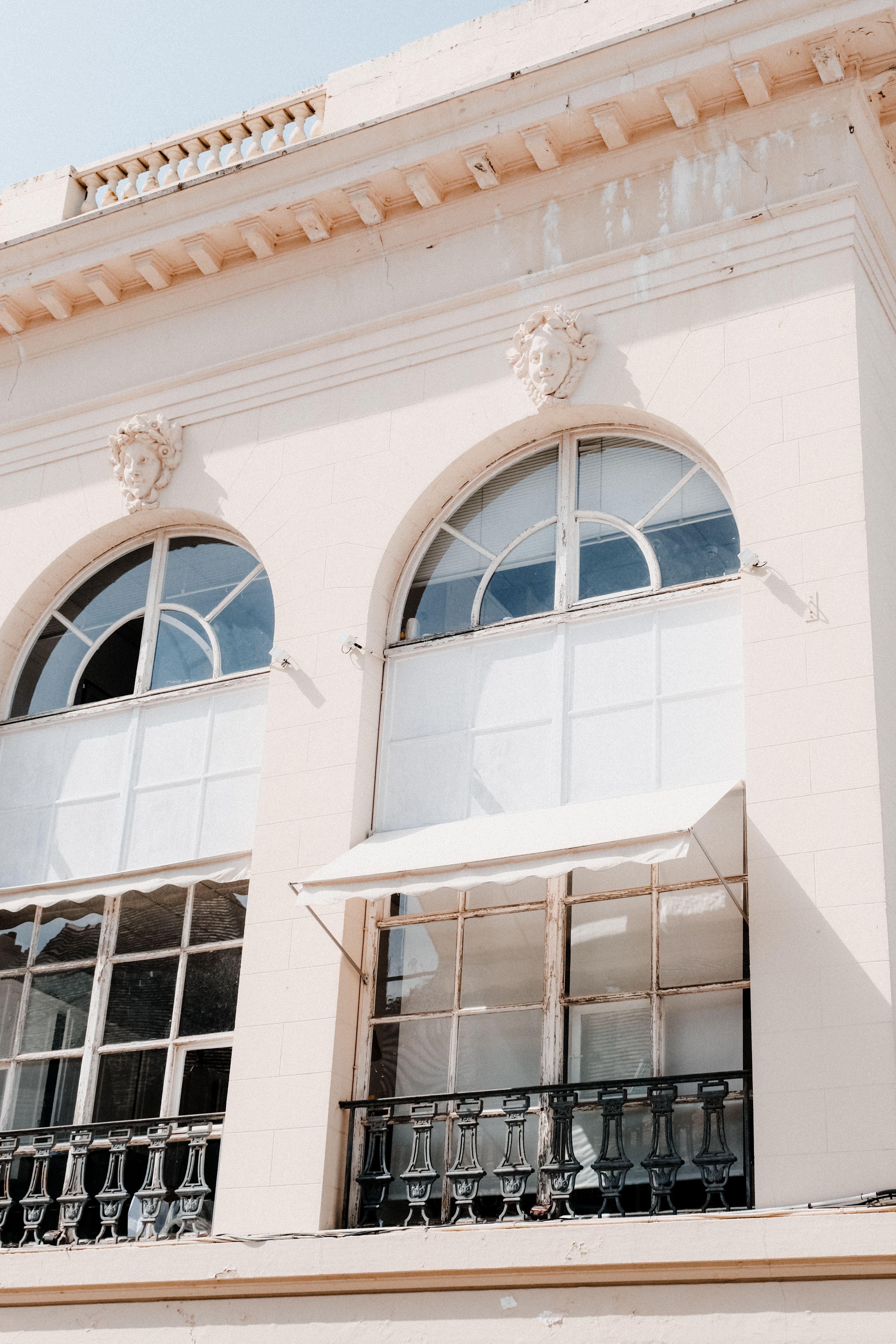 Grid Windows with Eyebrow Top · Free Stock Photo