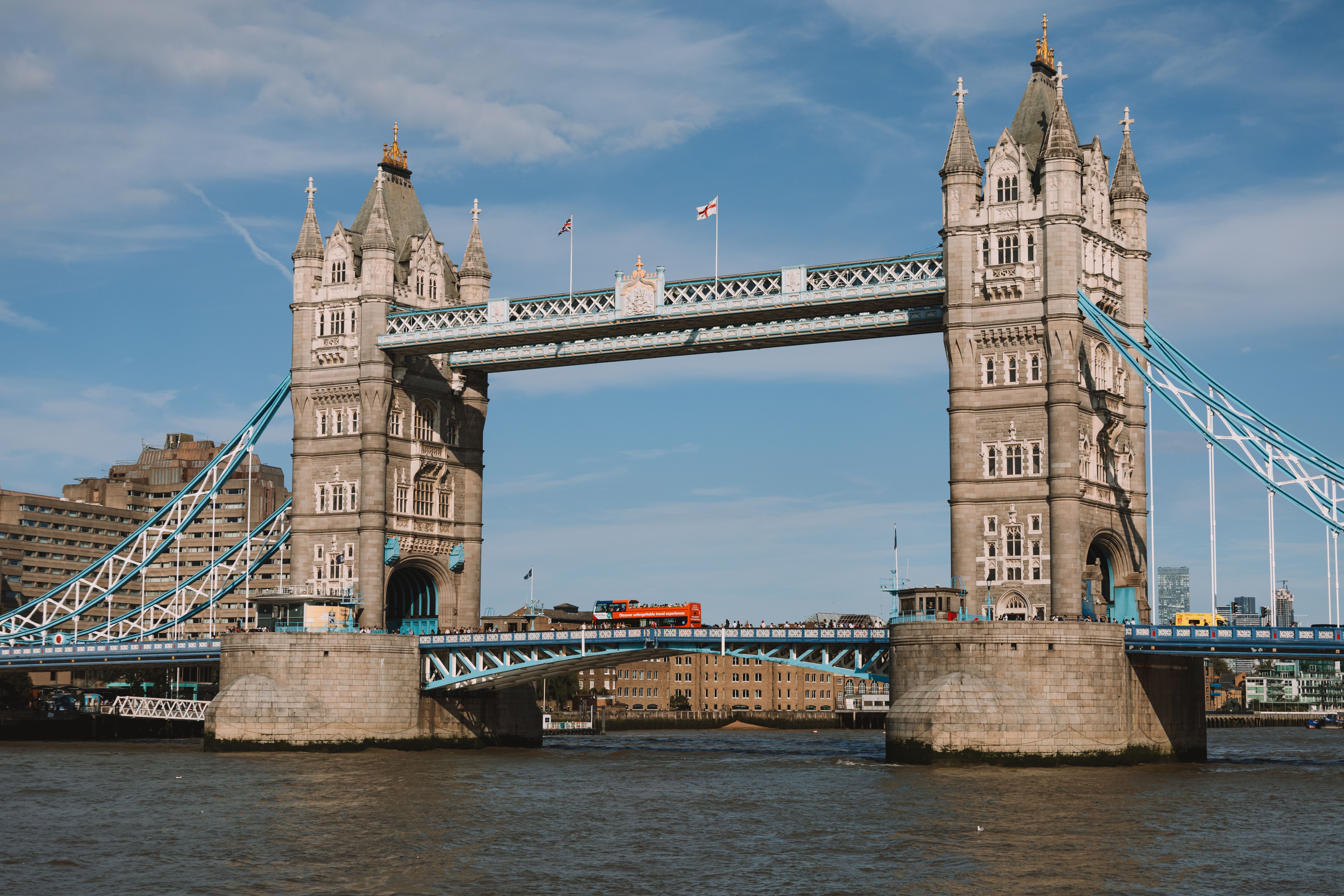 Tower Bridge and Thames · Free Stock Photo