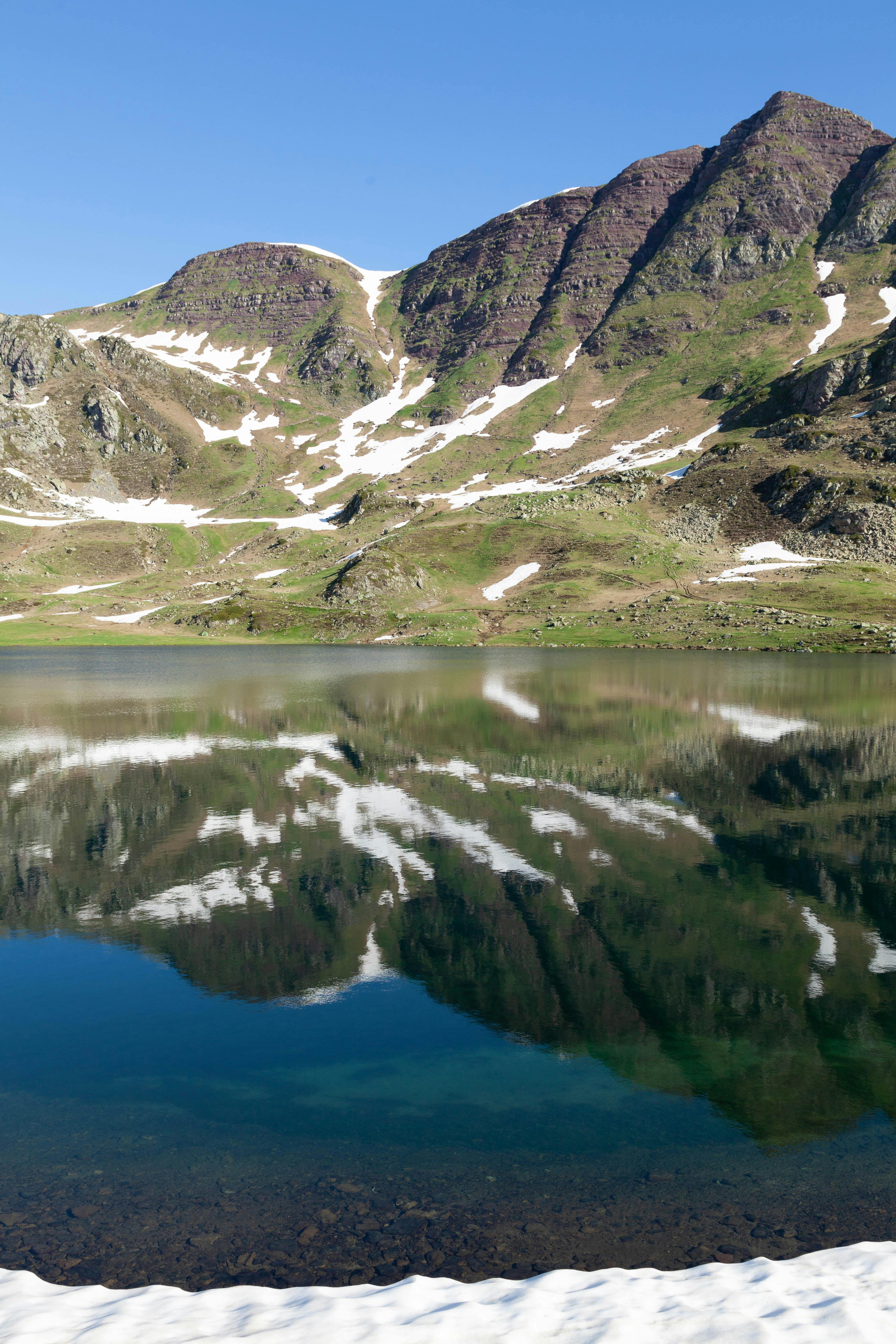 Free stock photo of adventure, calm, glacier, hautes pyrénées, high ...