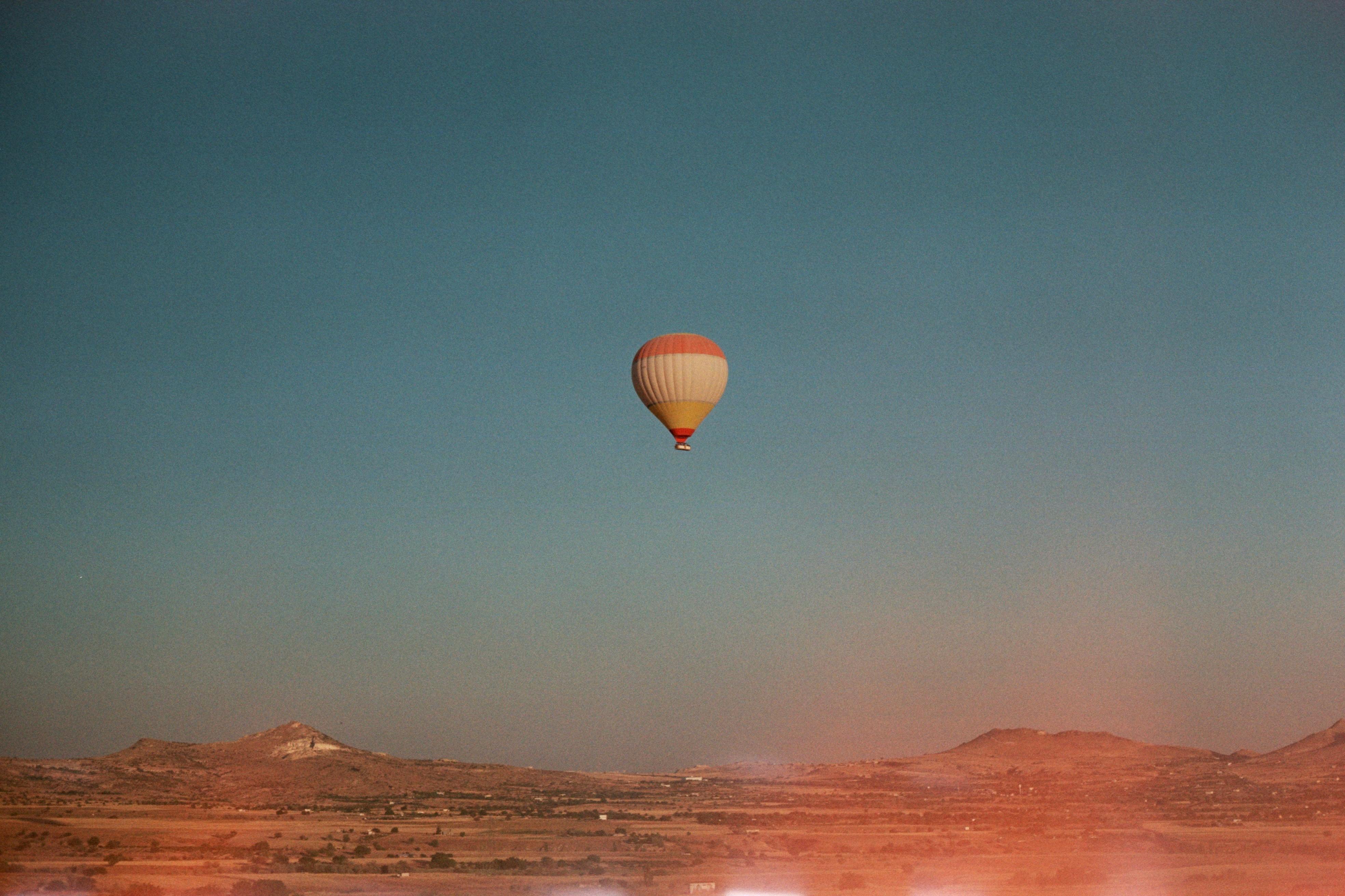 Blue and Gray Hot Air Balloon · Free Stock Photo