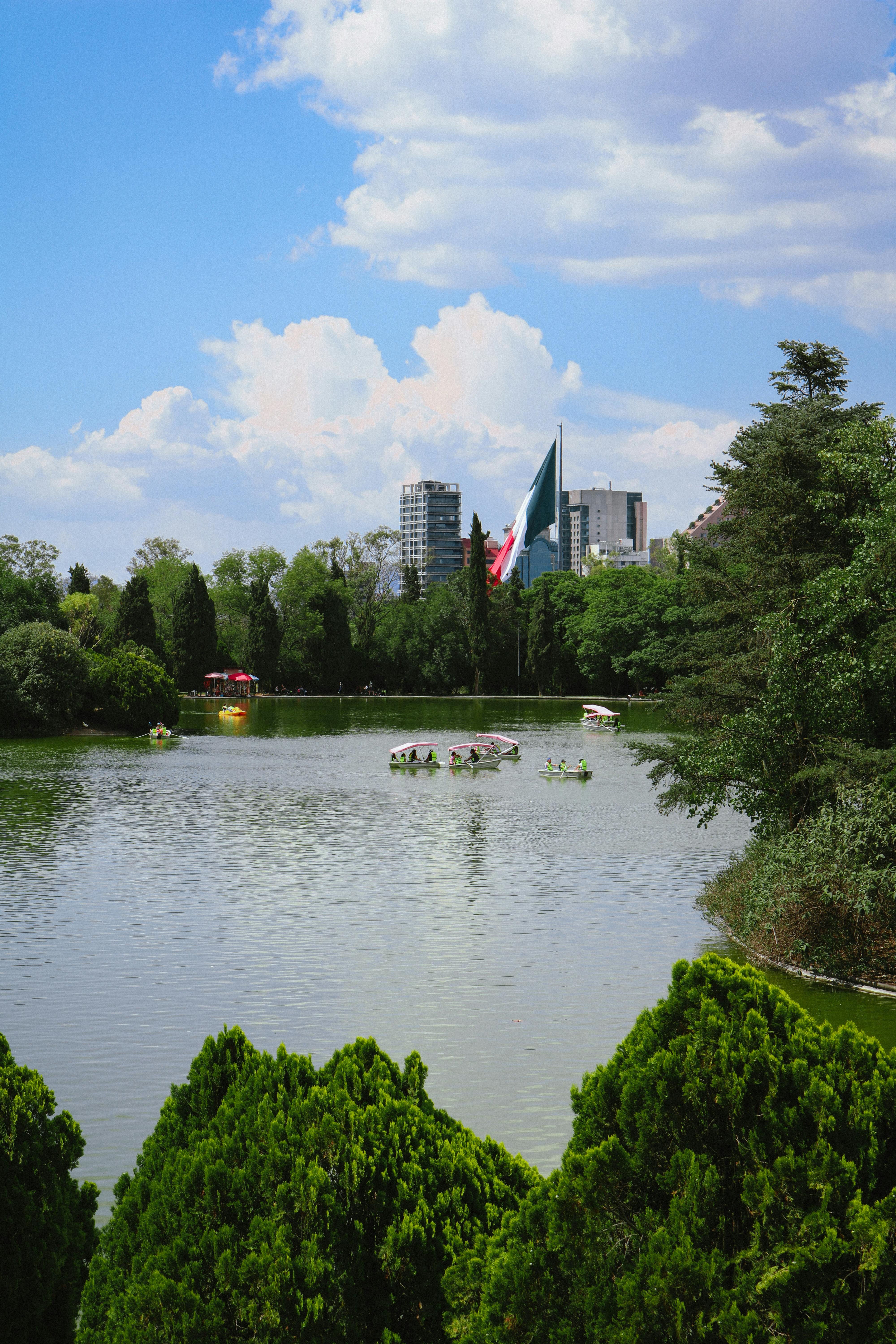 Tourists Boating on the Lake in Chapultepec Park in Mexico City · Free ...
