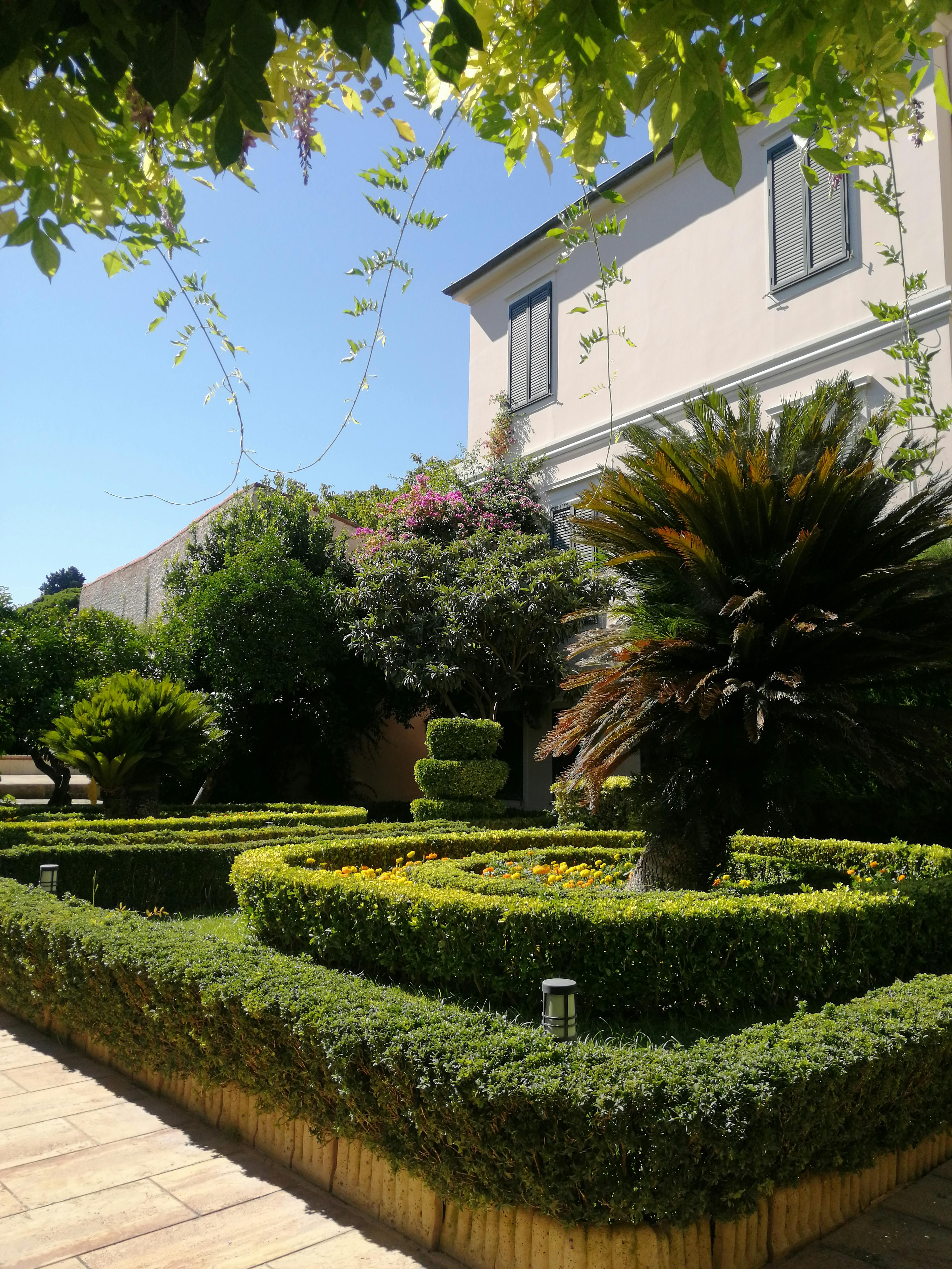 View of a Garden and Building of the Arkas Marine Historical Center in ...