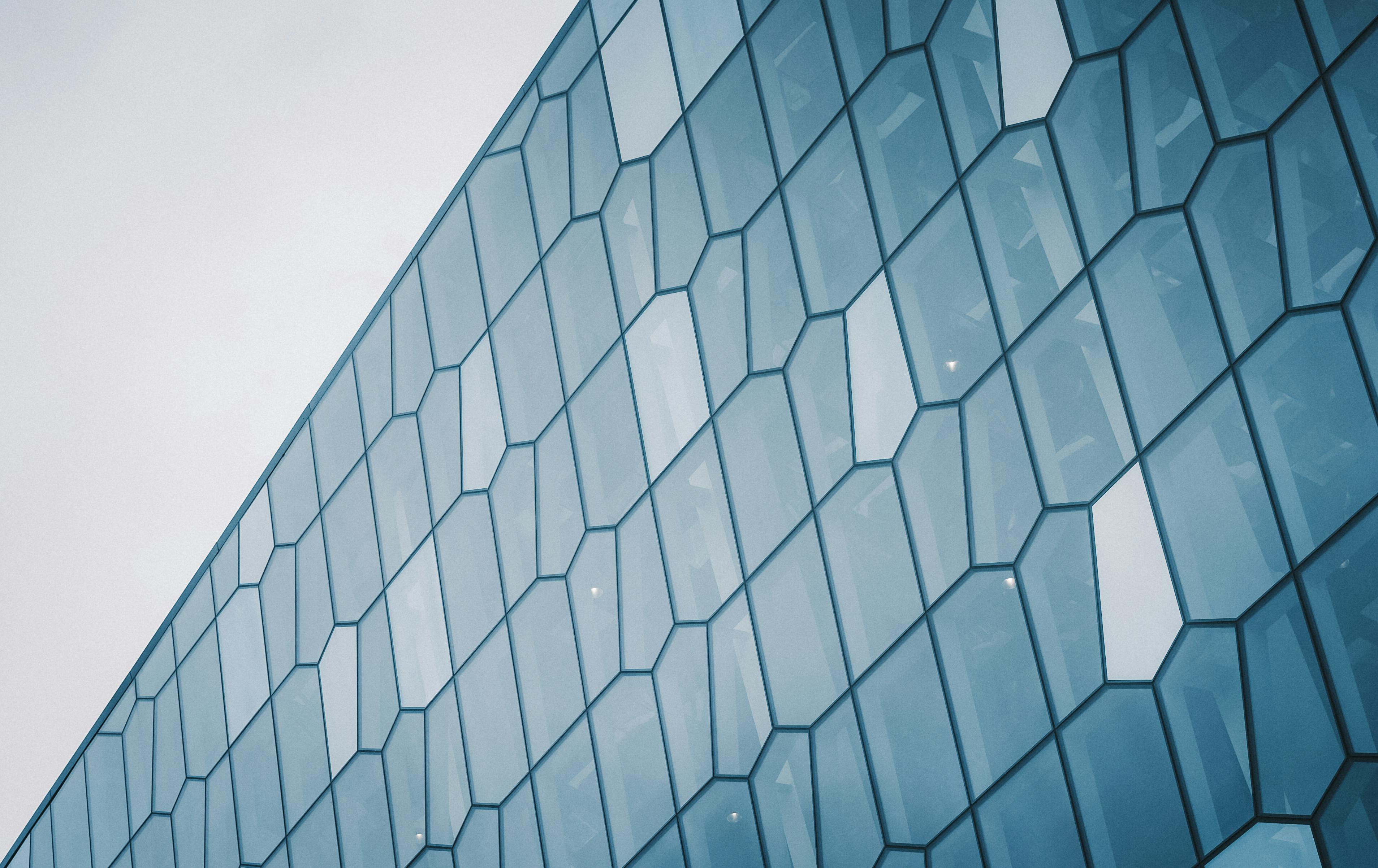 Mosaic Pattern of Windows of a Modern Building · Free Stock Photo