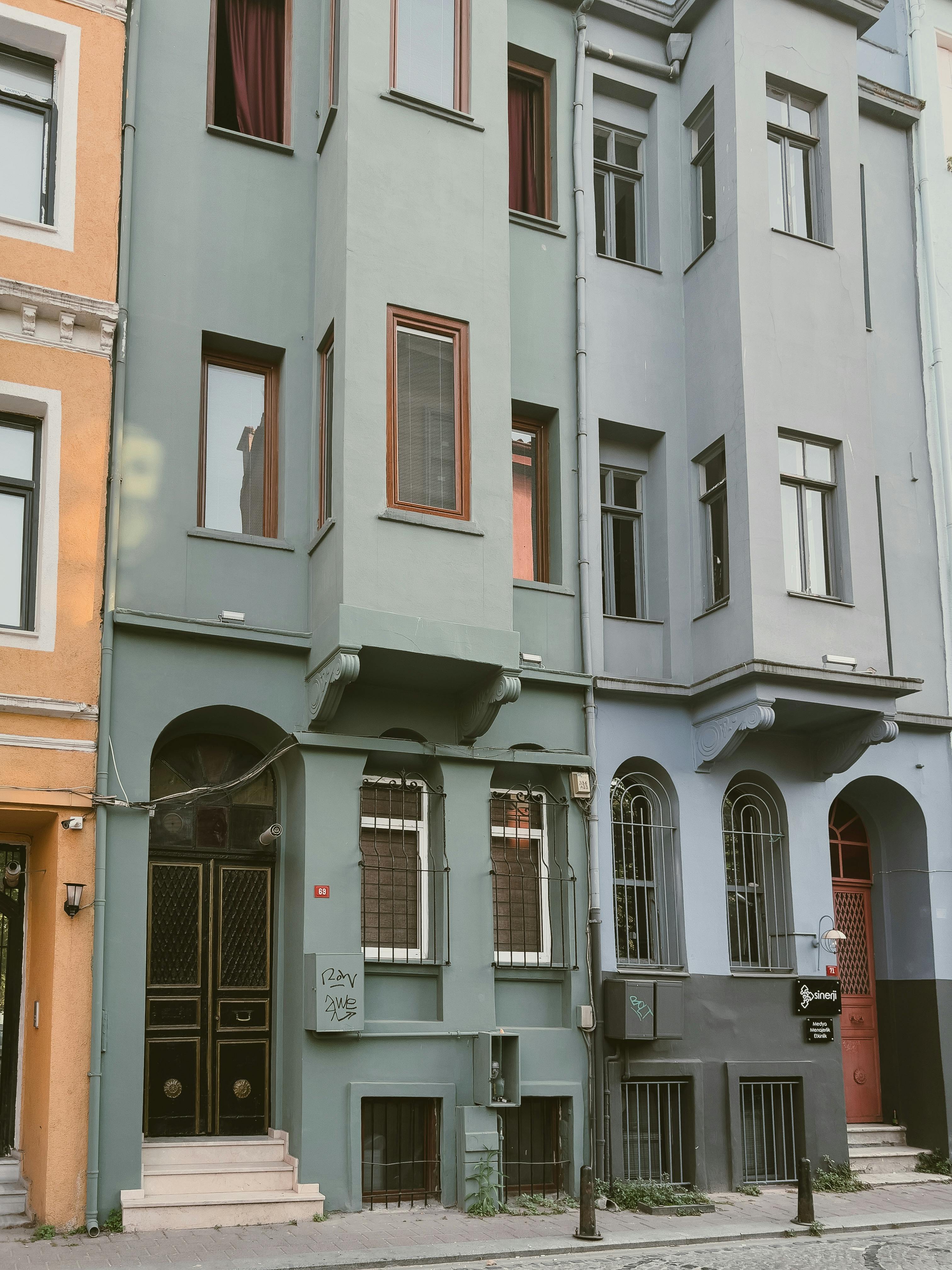 View of a City Through a Big Window in an Apartment · Free Stock Photo