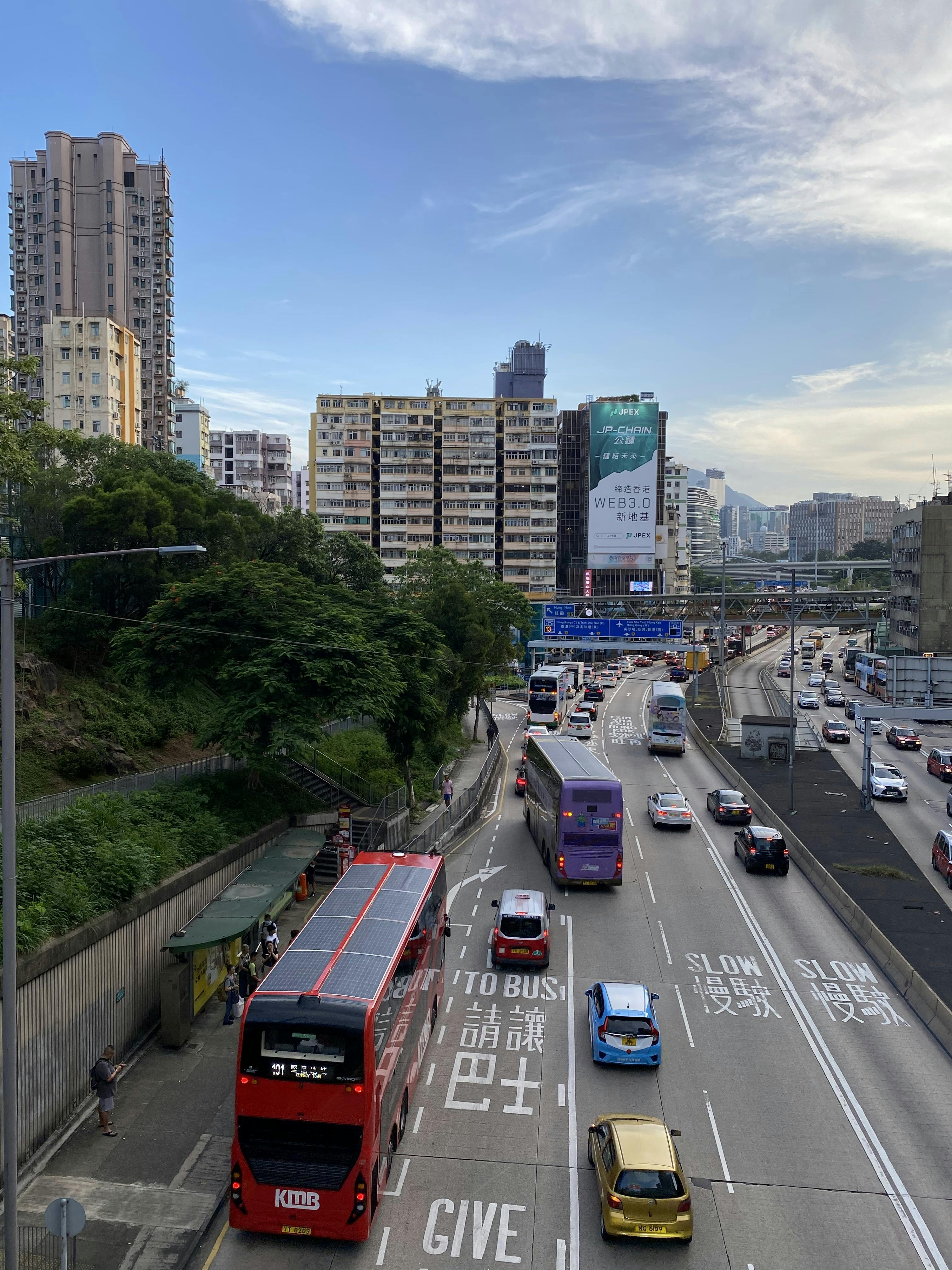 Skyscrapers around Street in City · Free Stock Photo